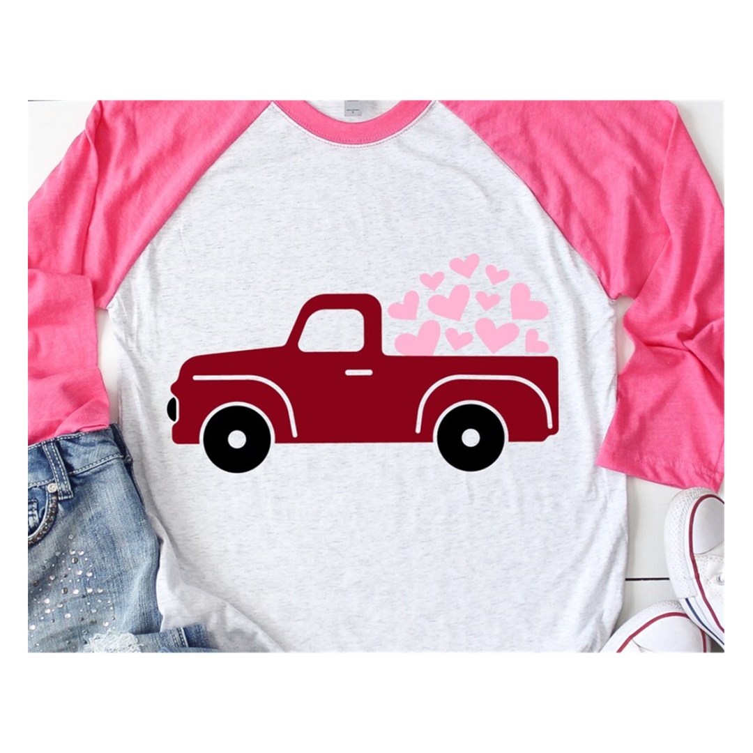 Valentines Day Truck Svg, Valentines Day Svg, Vintage Truck | Inspire ...