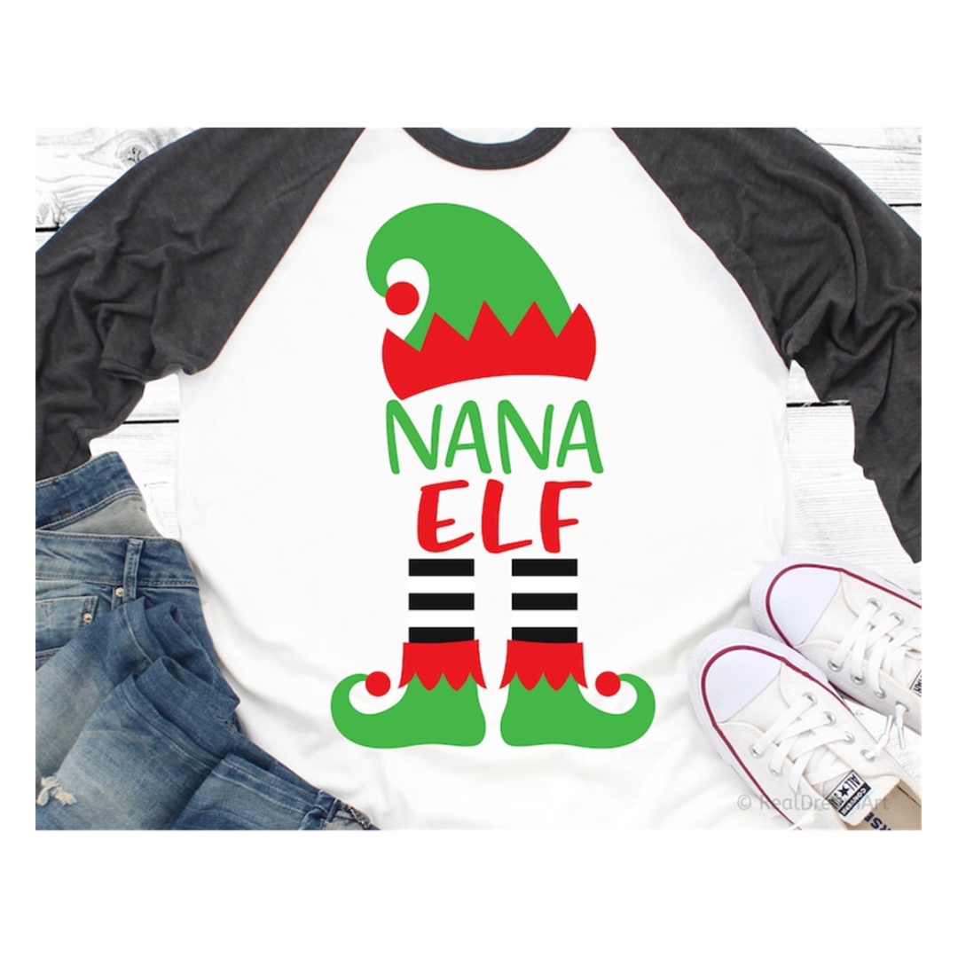 Nana Elf Svg, Nana Christmas Svg, Christmas Svg, Grandma Svg - Inspire ...