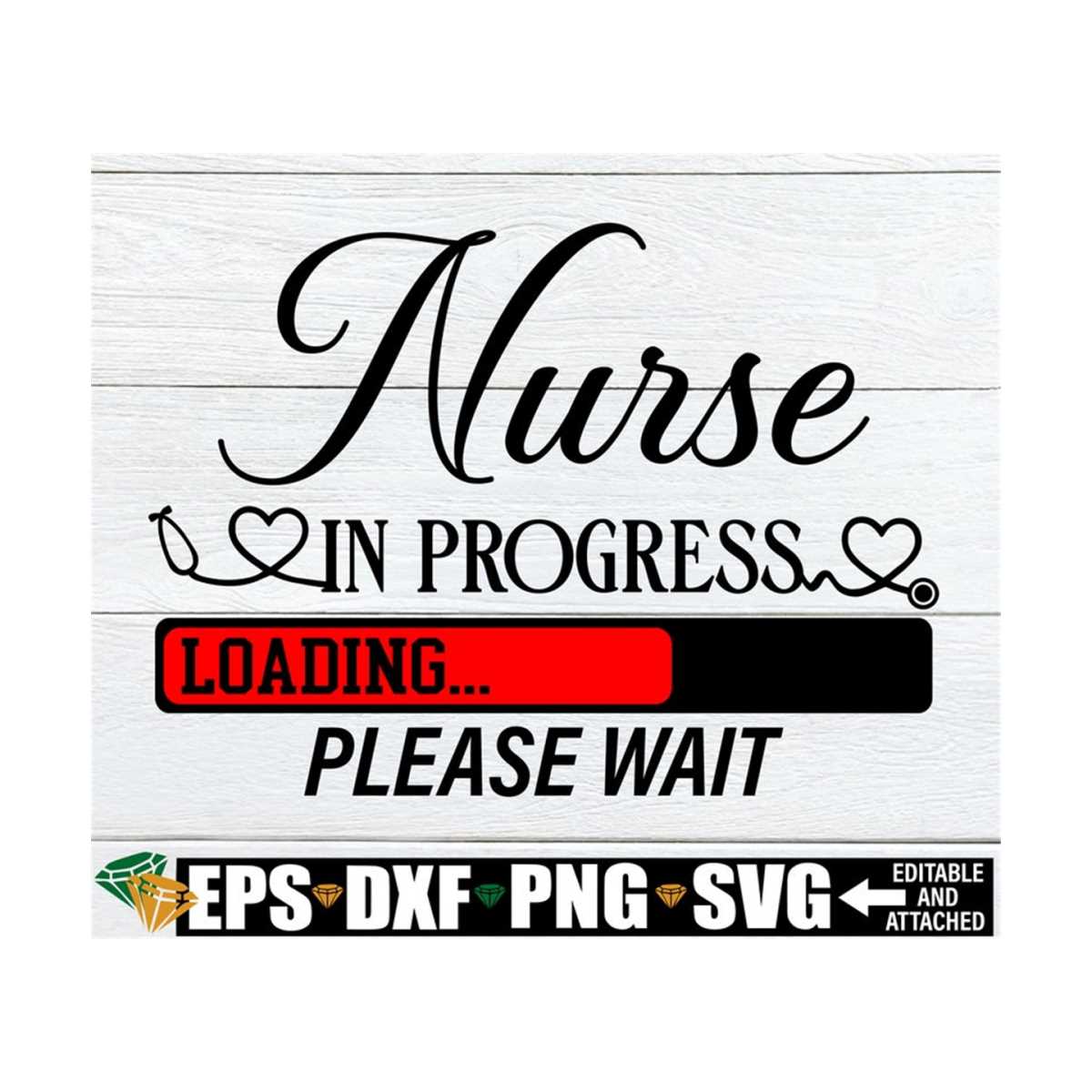 Nurse In Progress. Nursing Student svg. Nurse in progress sv | Inspire ...