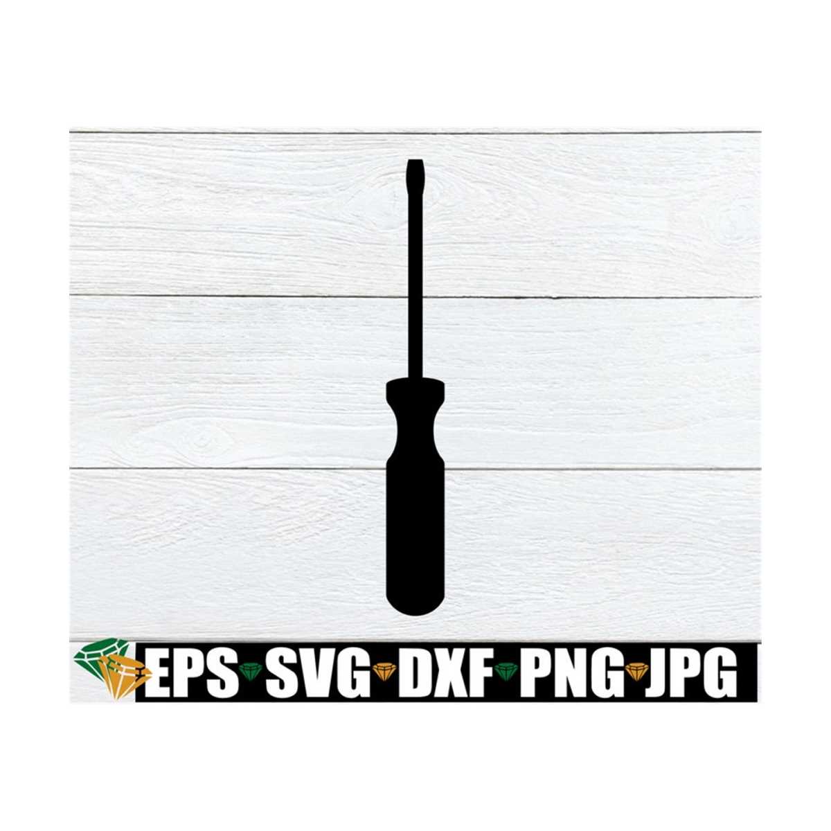 Screwdriver svg, Flathead Screwdriver Silhouette svg, Handym | Inspire ...
