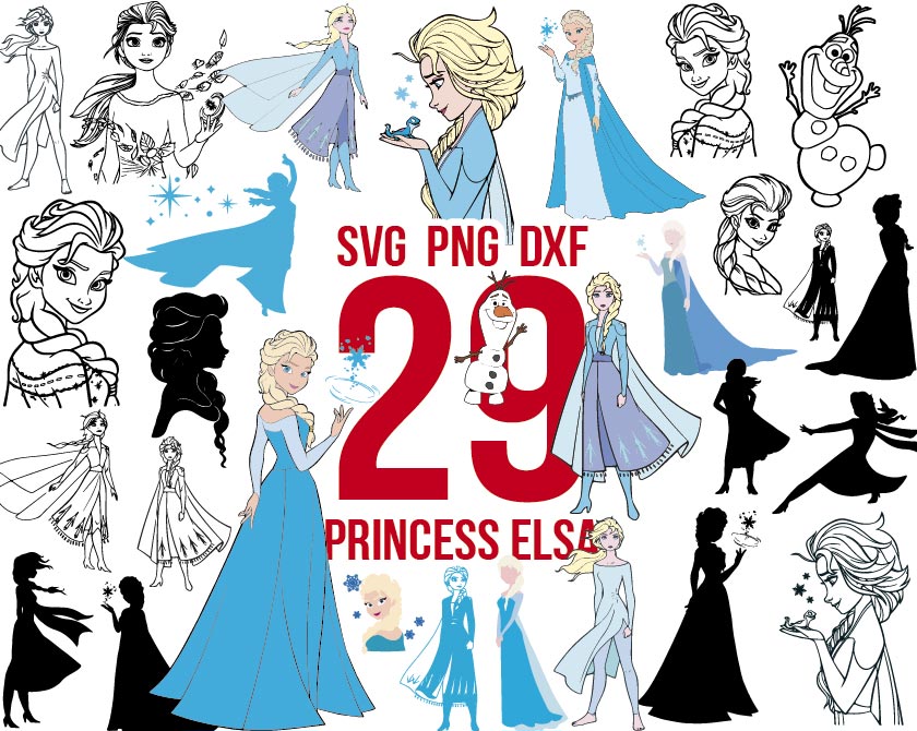 Elsa Princess svg Bundle, Frozen svg, Frozen Clipart, Frozen - Inspire ...