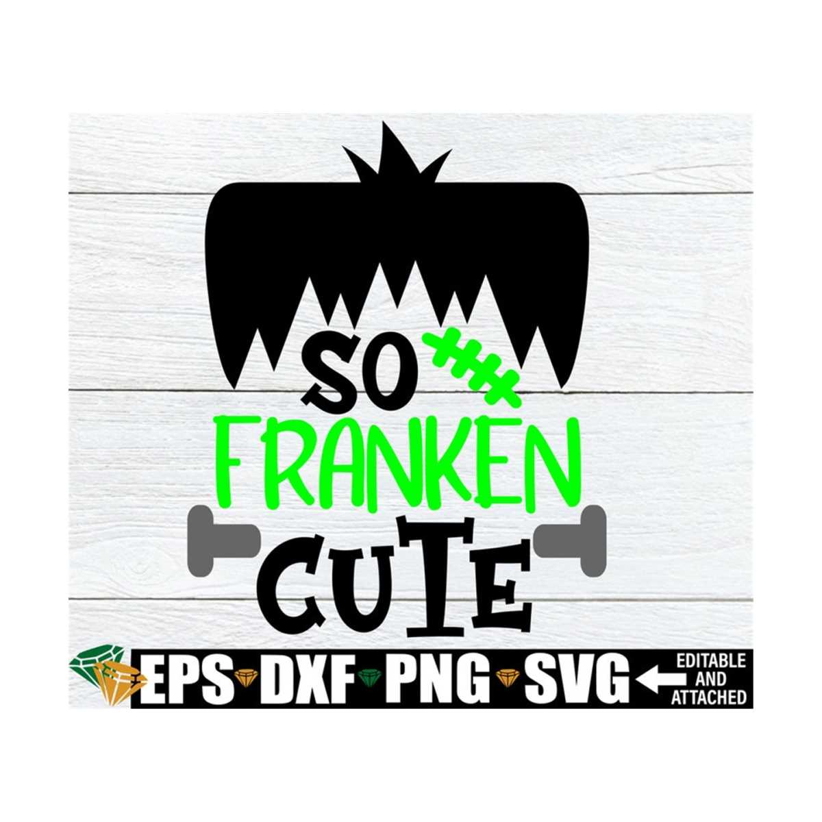 So Franken Cute, Boys Halloween svg, Cute Halloween svg, Cut | Inspire ...