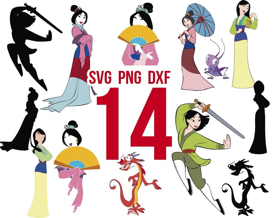 Mulan svg Bundle, Princess svg, Mulan svg, Princess svg, Pri - Inspire ...