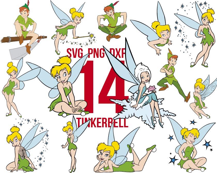 Tinkerbell SVG Bundle, Tinkerbell SVG, Tinkerbell Flying svg - Inspire ...