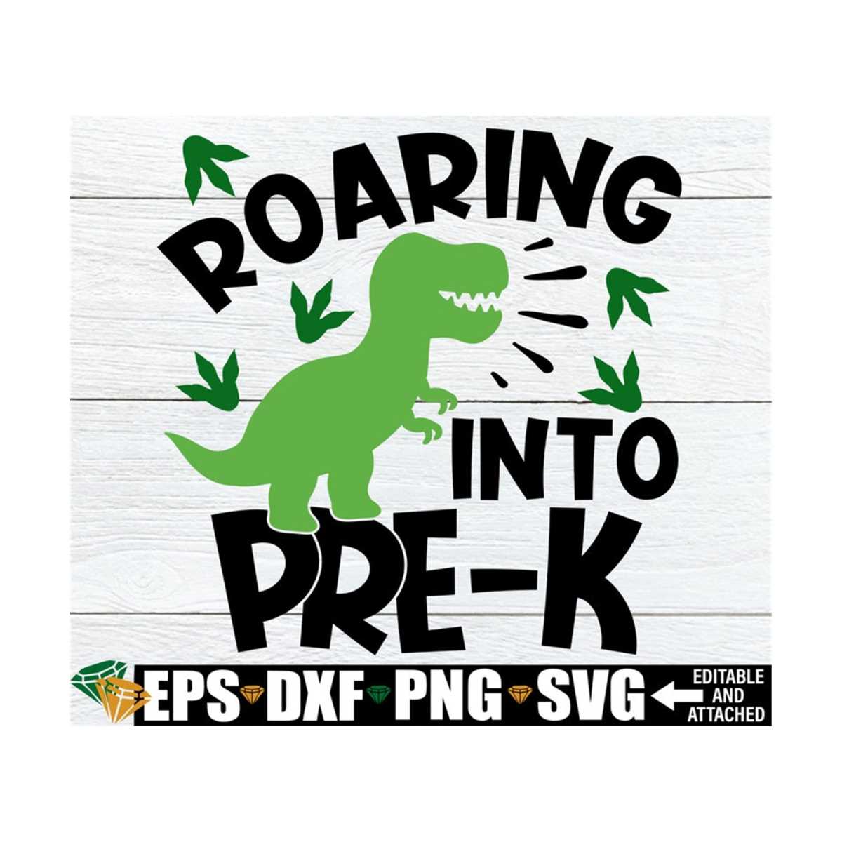 Roaring Into Pre-K, First Day Of Pre-K svg, Boys First Day O | Inspire ...