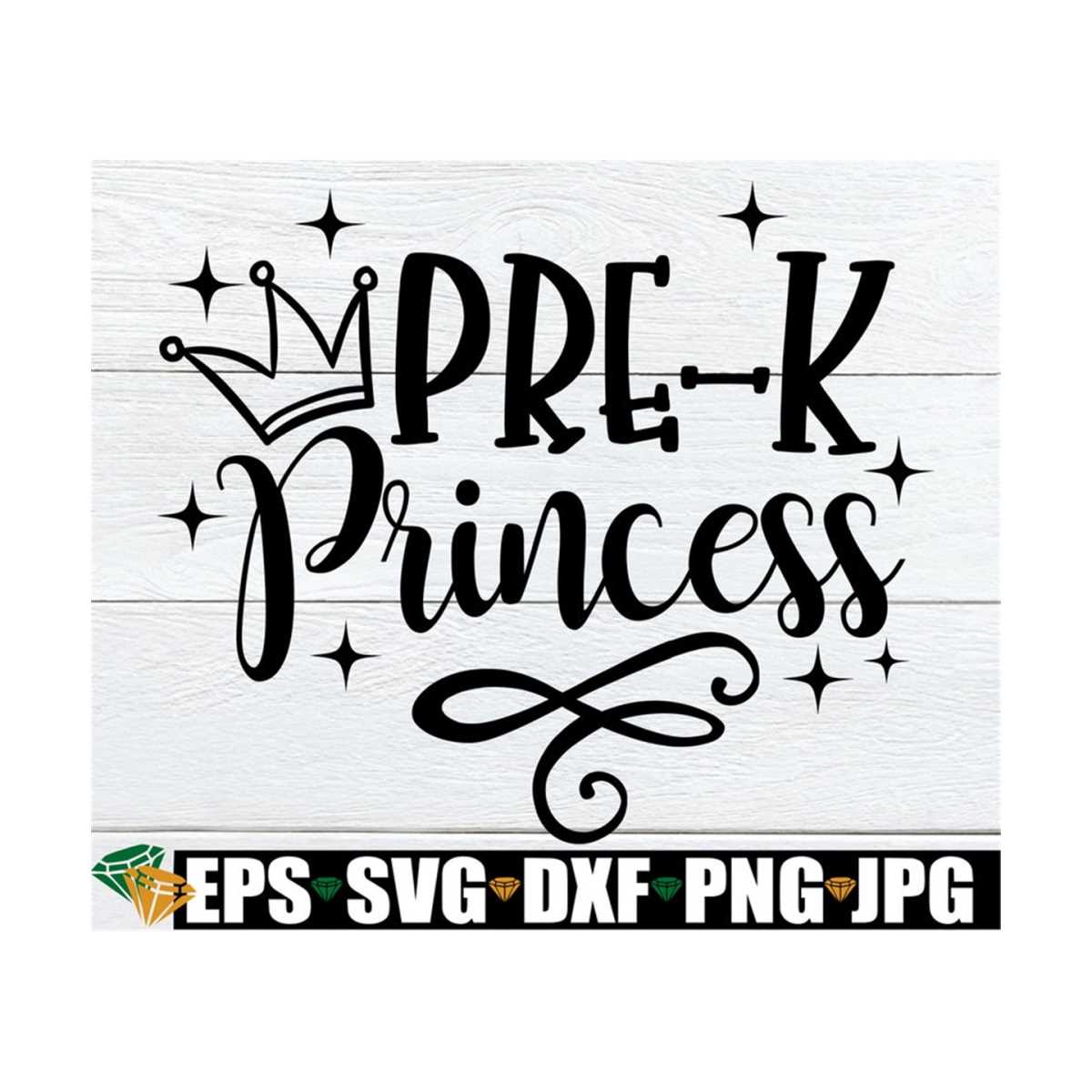 Pre-K Princess, Girls First Day Of Pre-K svg, First Day Of S | Inspire ...
