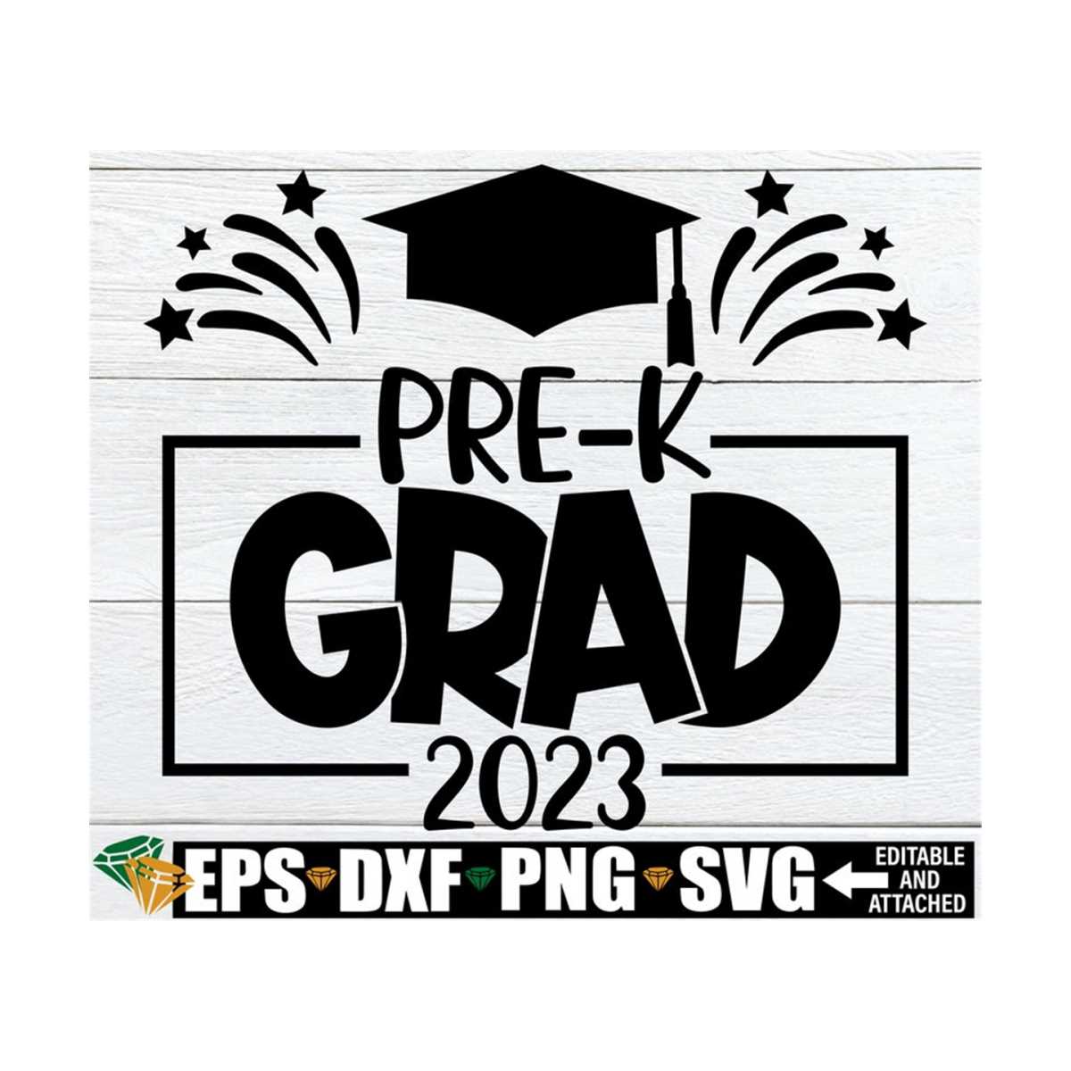 Pre-K Grad, Pre-K Graduation, Pre-K Graduation svg, End Of P | Inspire ...