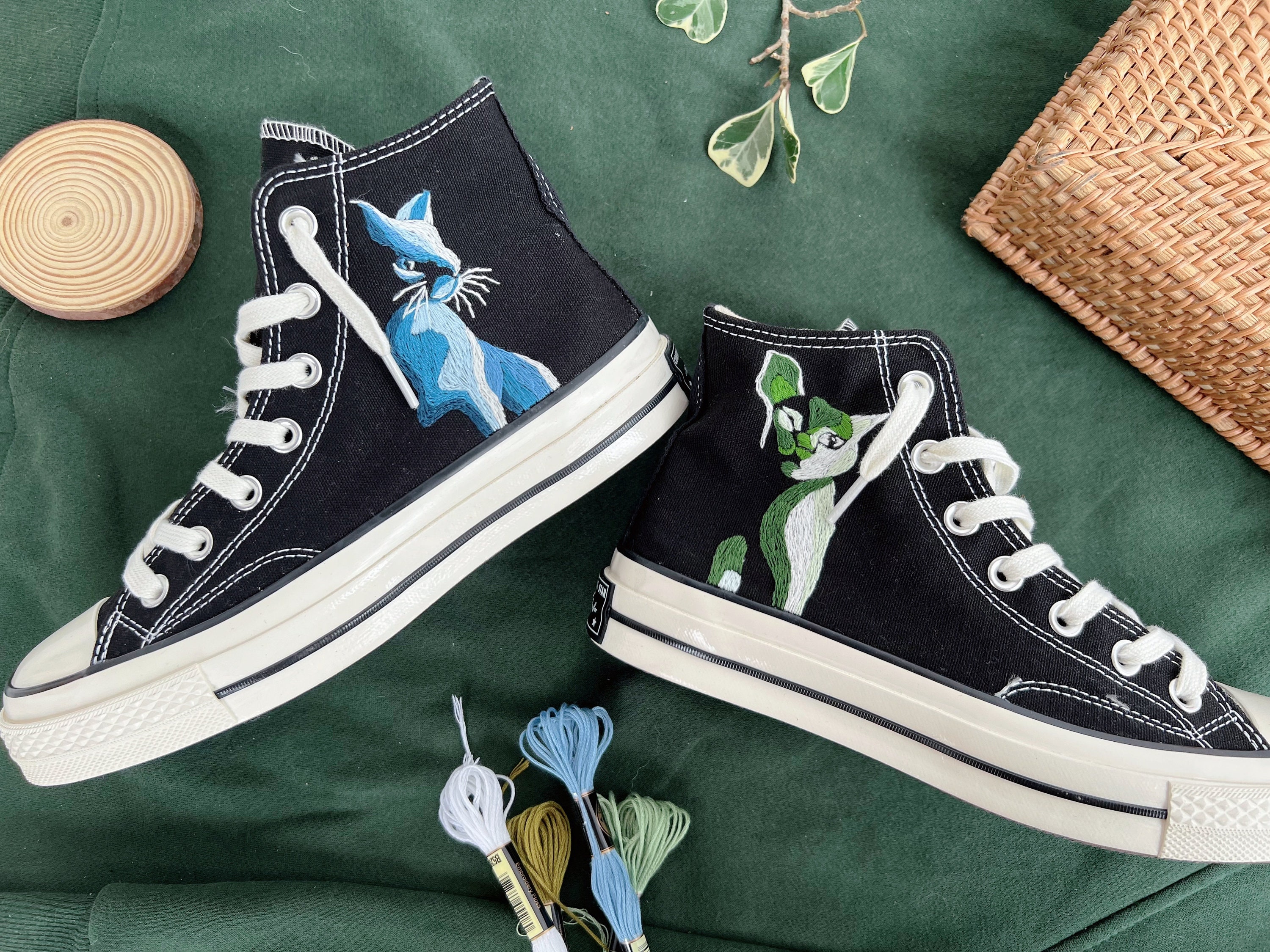 Embroidered Converse,Custom Converse Pet,Embroidered Convers | Inspire ...