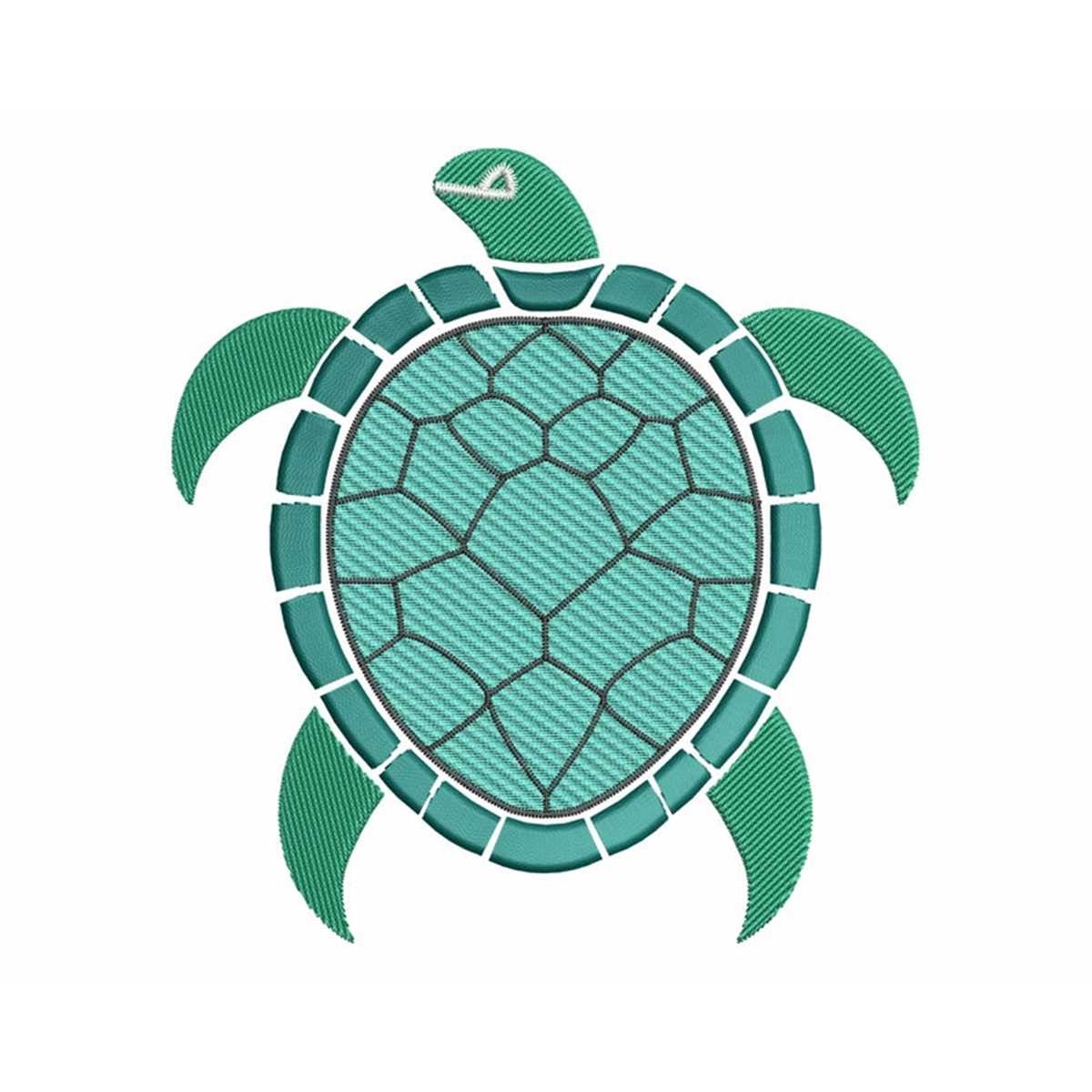 Sea Turtle Embroidery Design, Green Ocean Tribal Animal, Mac | Inspire ...