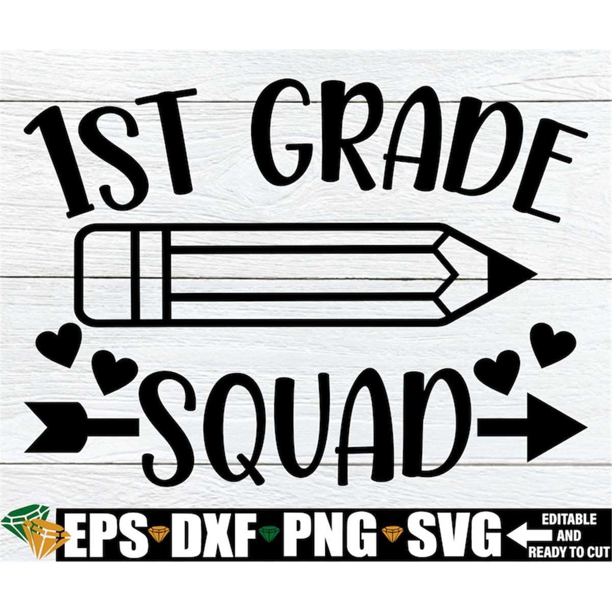 1st Grade Squad, First Grade Squad svg, Matching First Grade | Inspire ...