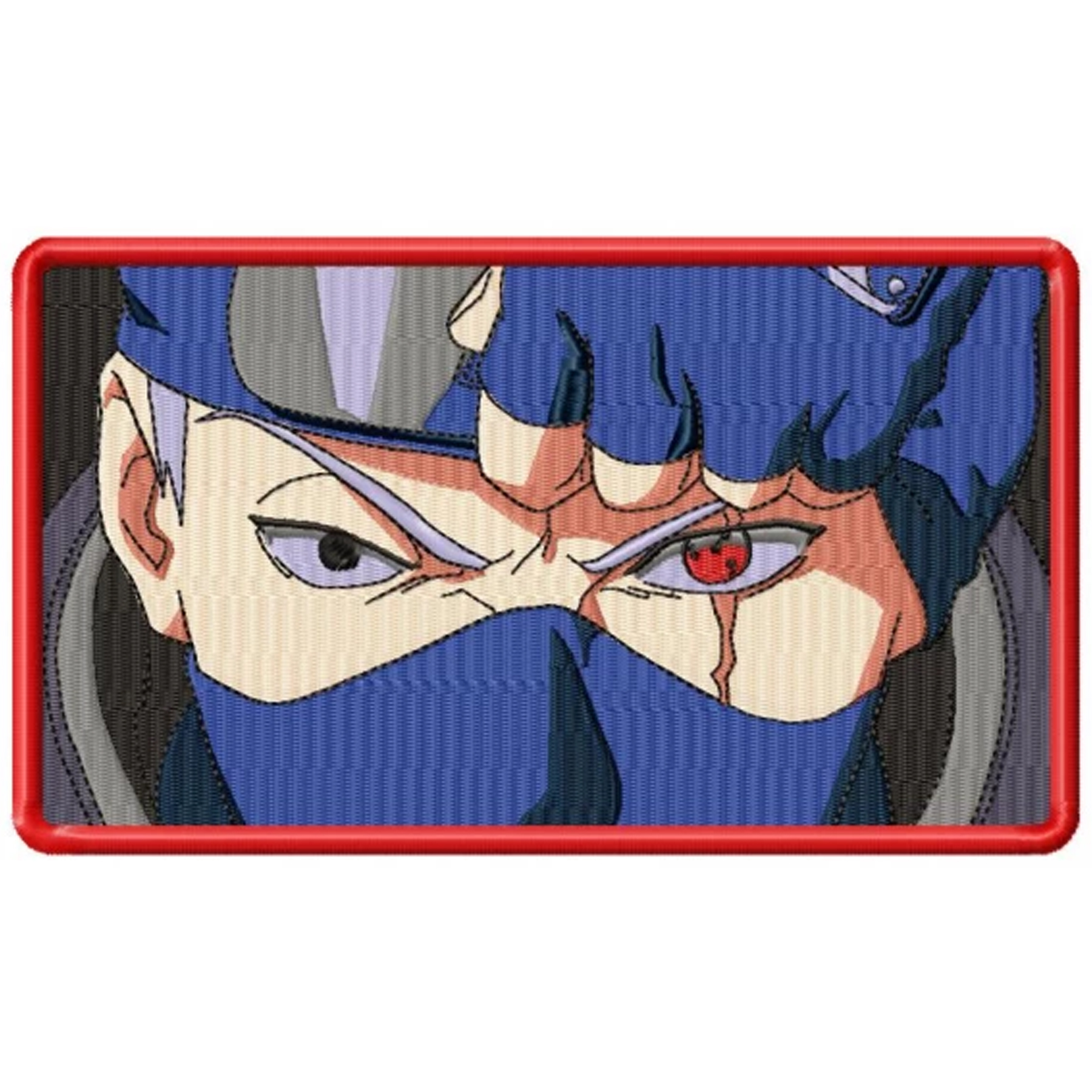 Kakashi sharingan embroidery design, Naruto embroidery, Nike | Inspire ...