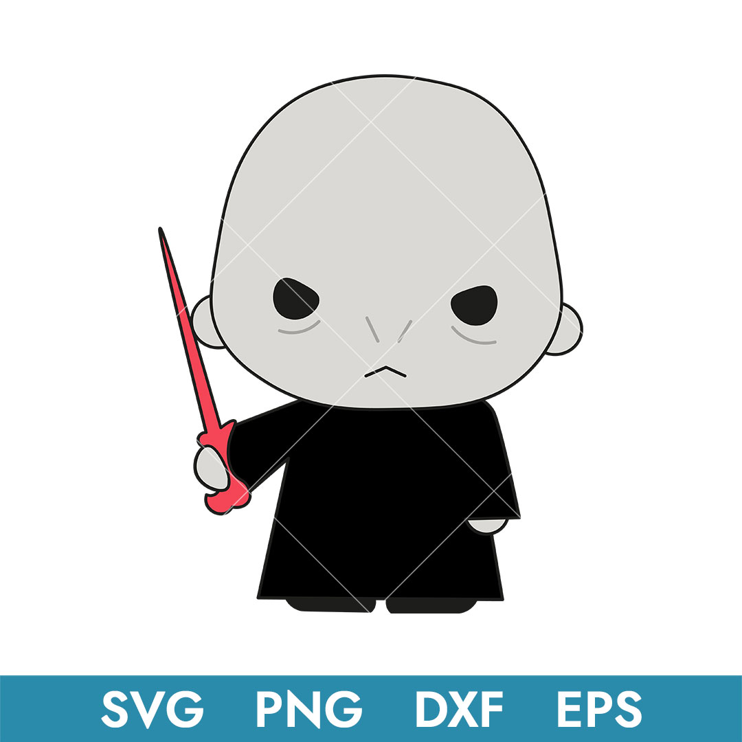 Lord Voldemort Harry Potter Chibi Wizard Svg, Harry Potter S | Inspire ...