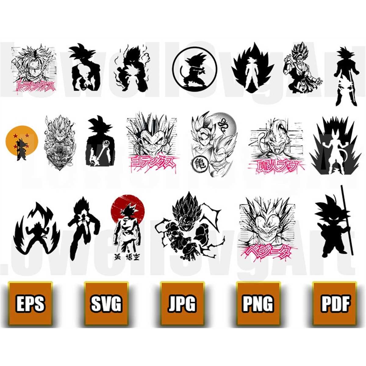 Anime Svg, Anime Vector, Anime Cutfile, Anime Clipart, Anime | Inspire ...