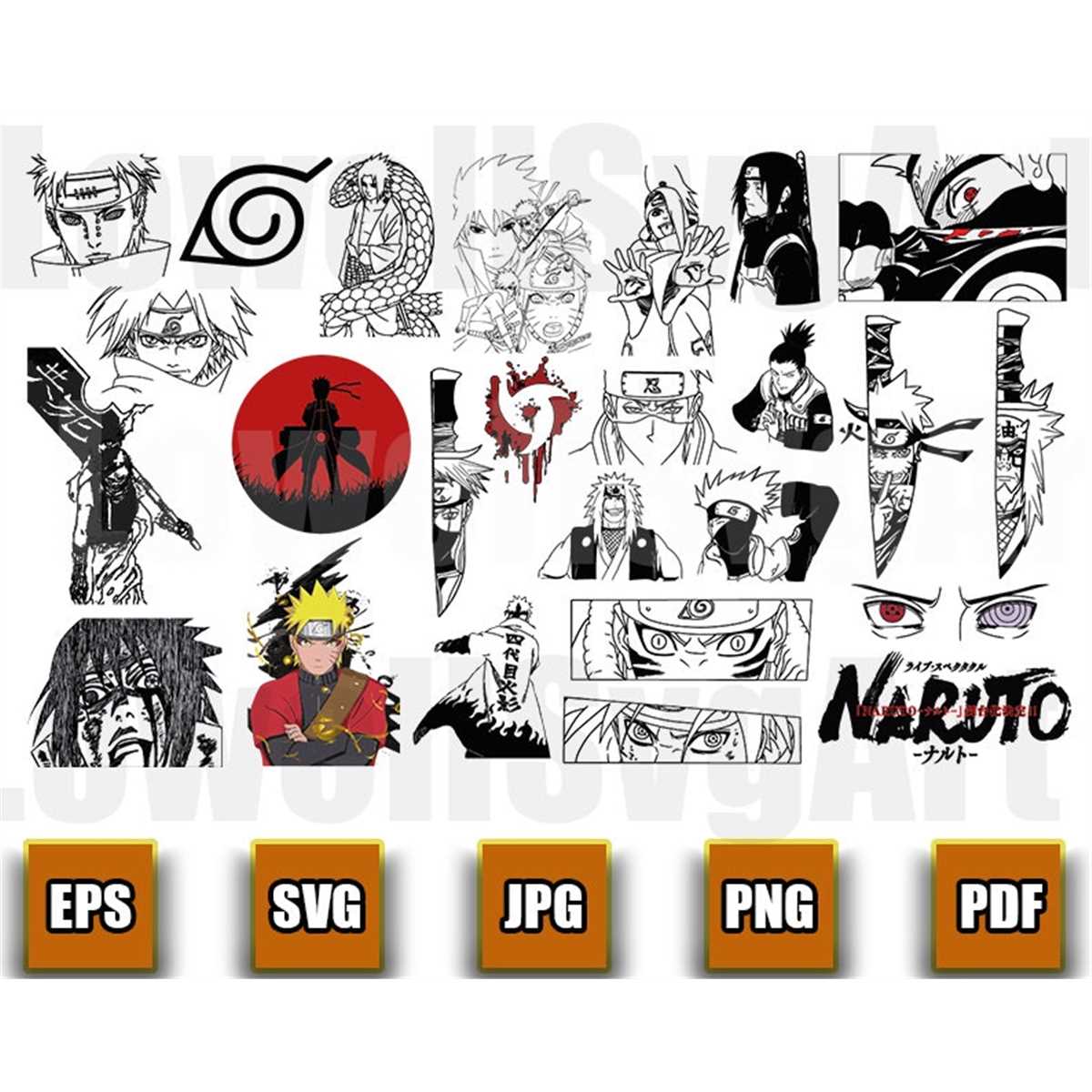 Anime Svg, Anime Vector, Anime Cutfile, Anime Clipart, Anime - Inspire ...