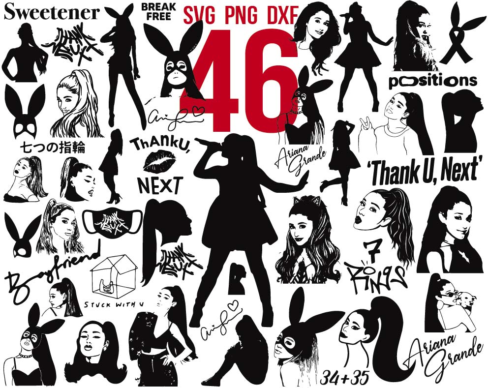 ariana grande svg - Inspire Uplift