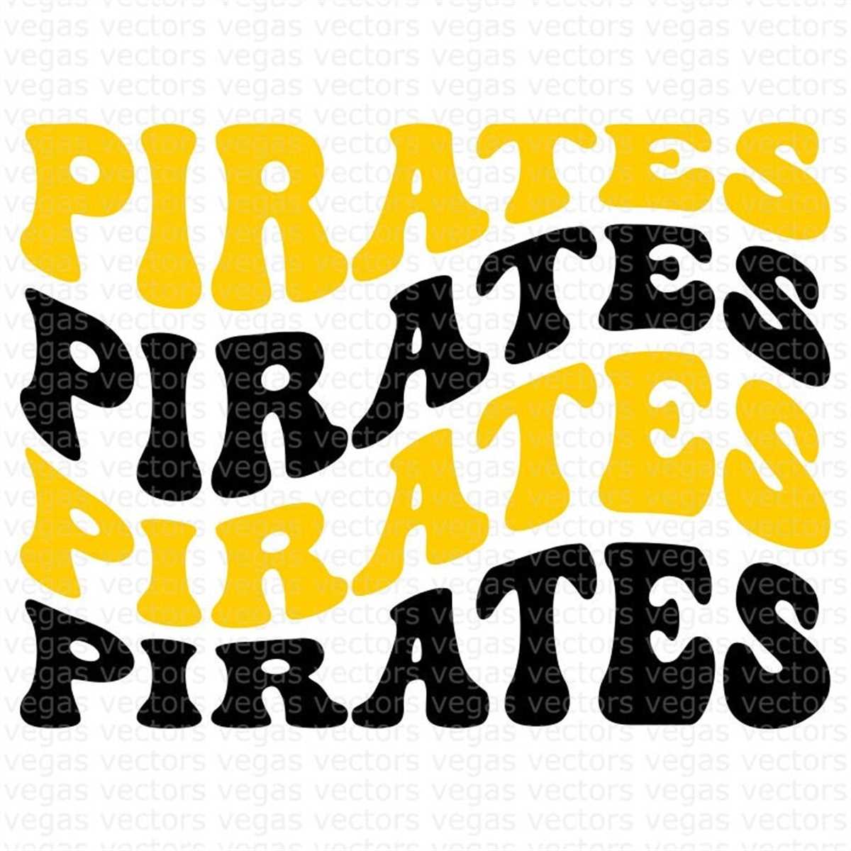 Pirates SVG, Baseball SVG, Pirates Wavy SVG, Digital Downloa | Inspire ...