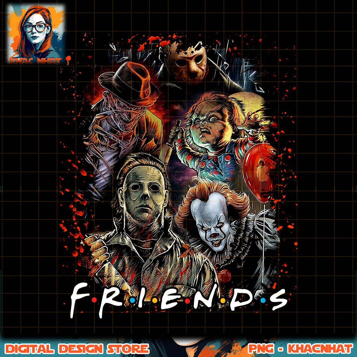 Horror Characters PNG, Horror Friends Png, Horror Halloween, - Inspire ...