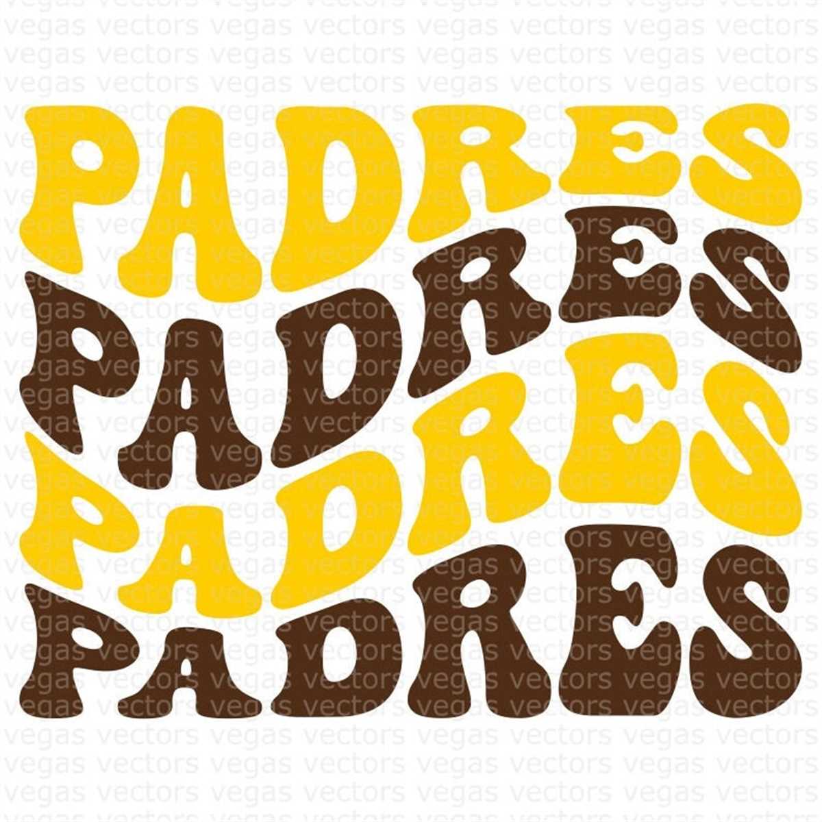 Padres SVG, Baseball SVG, Padres Wavy SVG, Digital Download, | Inspire ...