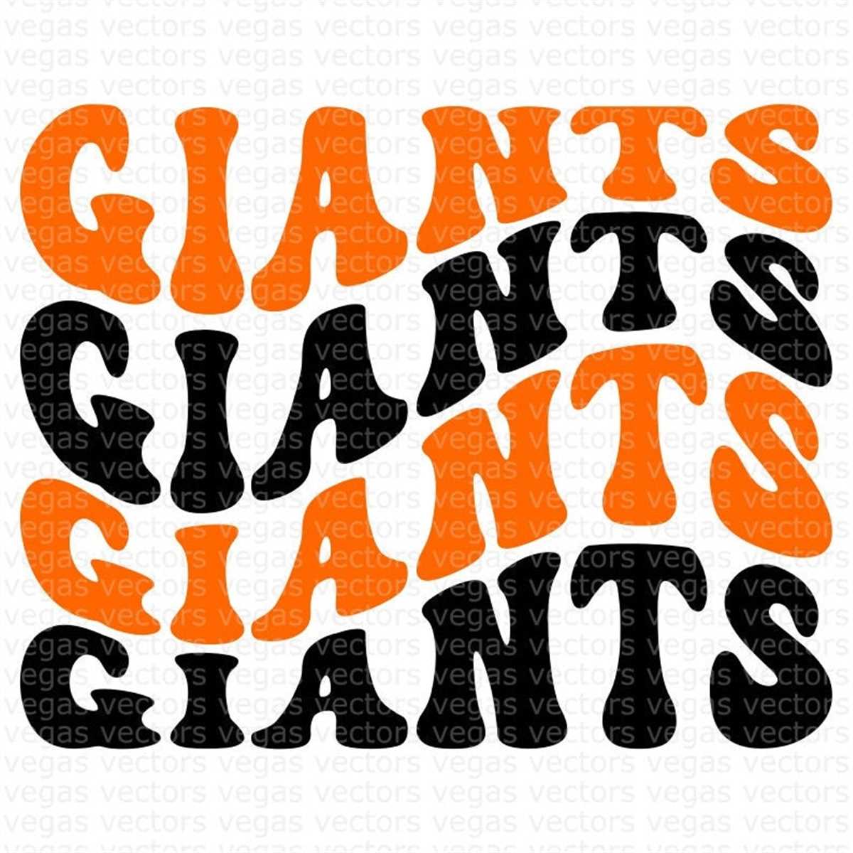 Giants SVG, Baseball SVG, Giants Wavy SVG, Digital Download, | Inspire ...