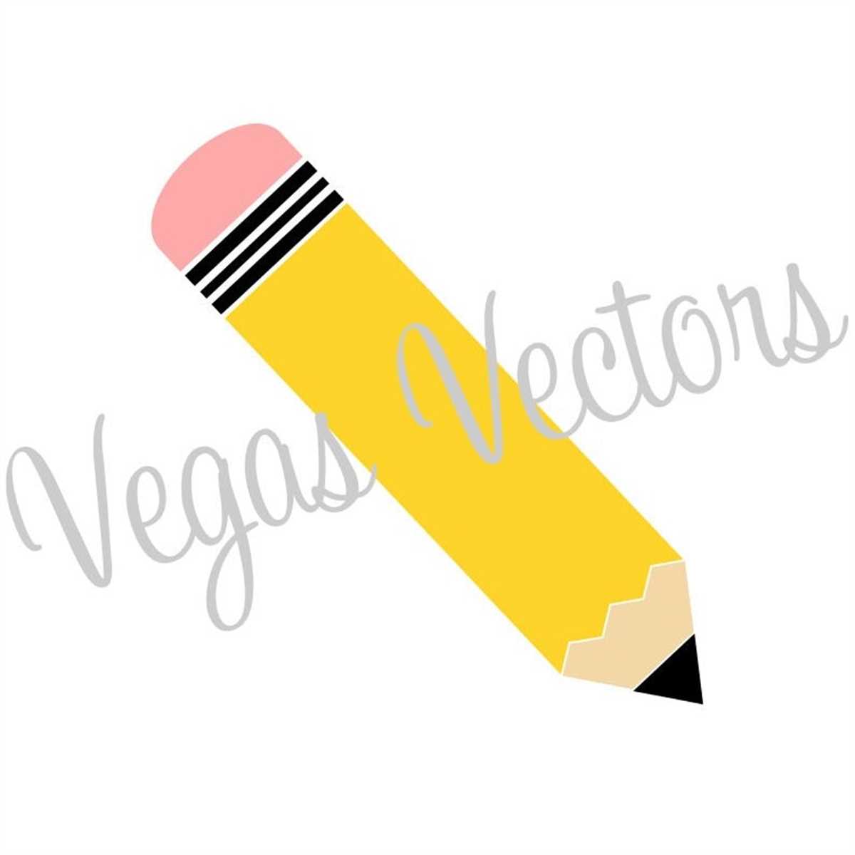 Pencil Outline SVG, School Supplies SVG, Teacher SVG, Digita | Inspire ...