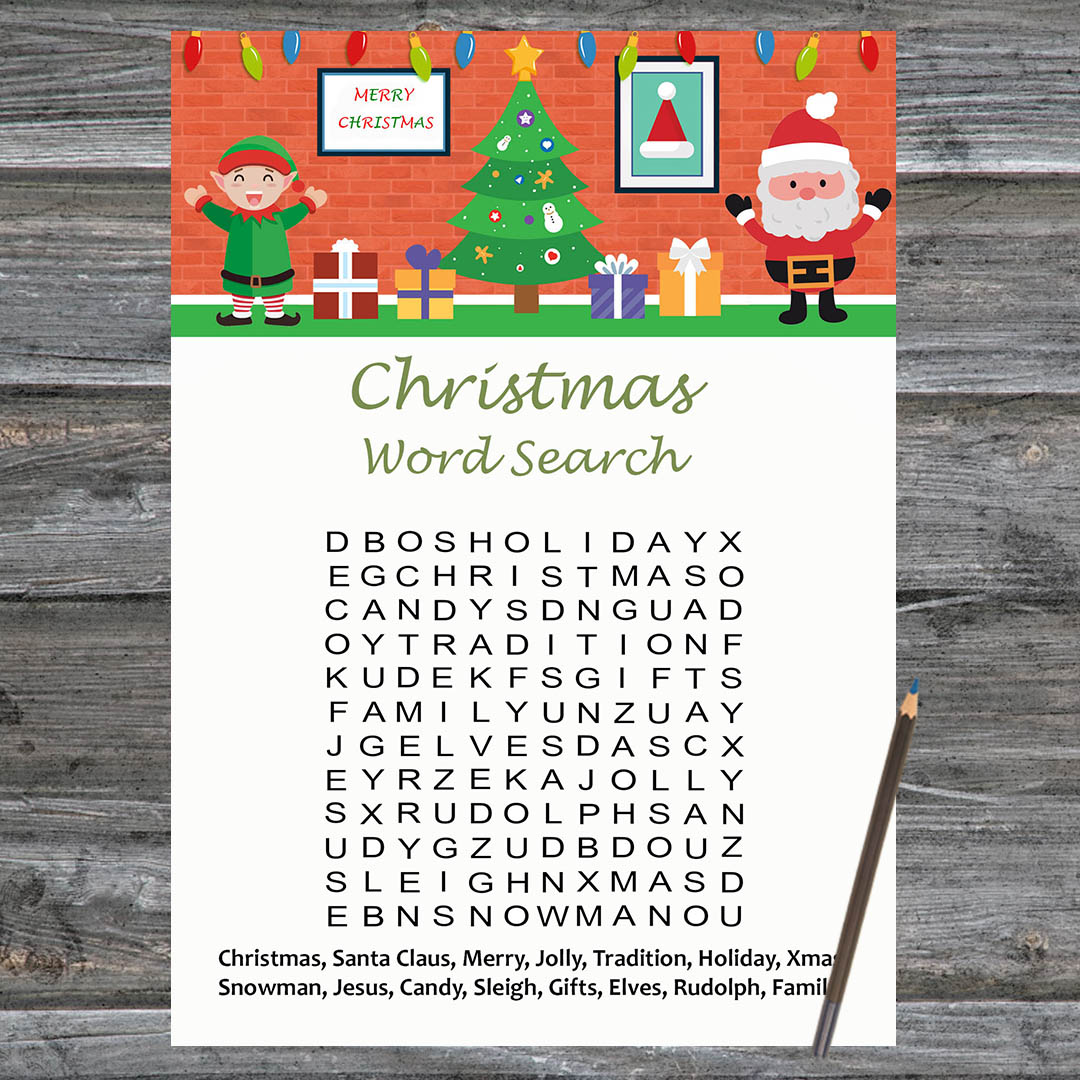 Christmas party games,Christmas Word Search Game Printable,H | Inspire ...
