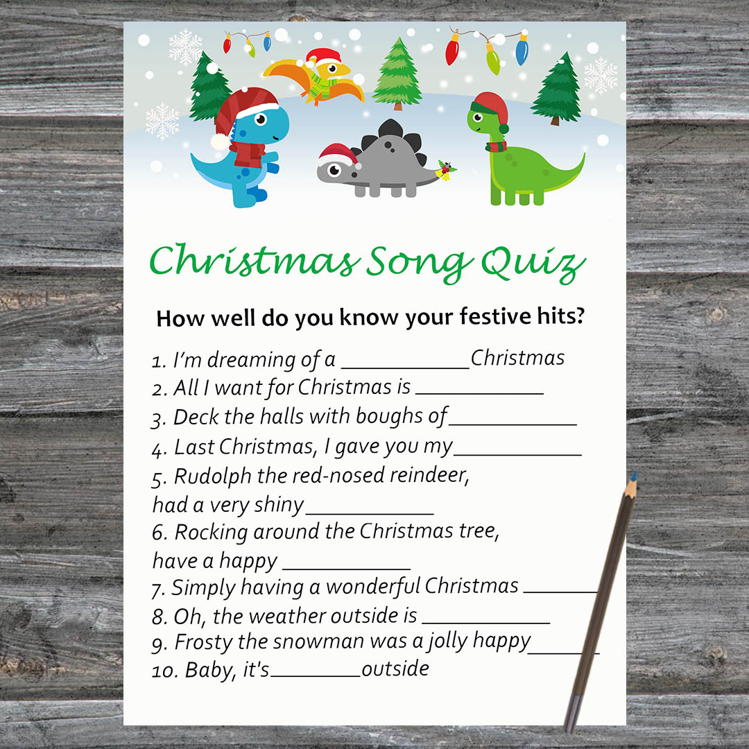 Christmas party games,Christmas Song Trivia Game Printable,C | Inspire ...