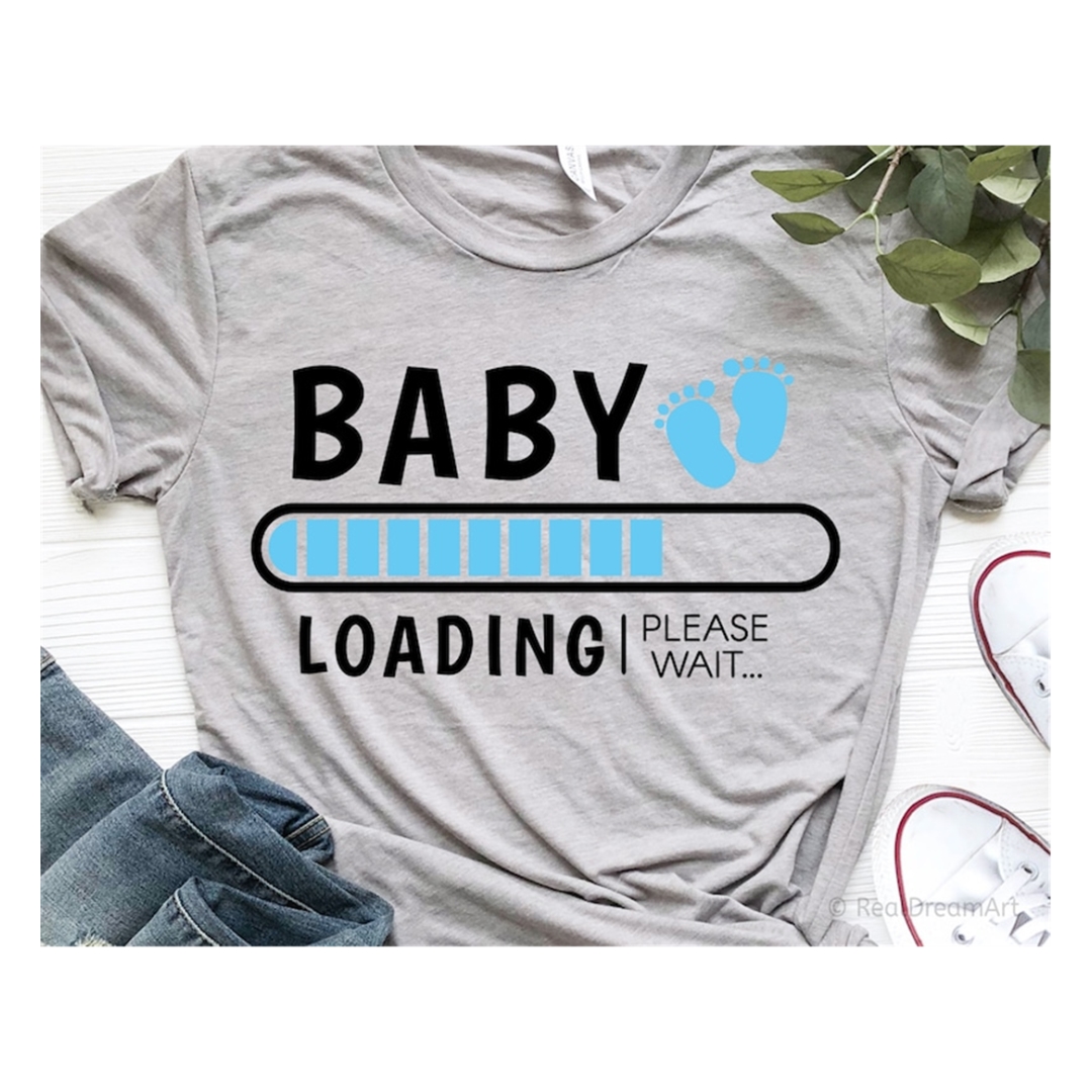 Baby Loading Svg Its a Boy Pregnancy Announcement Svg Matern | Inspire ...