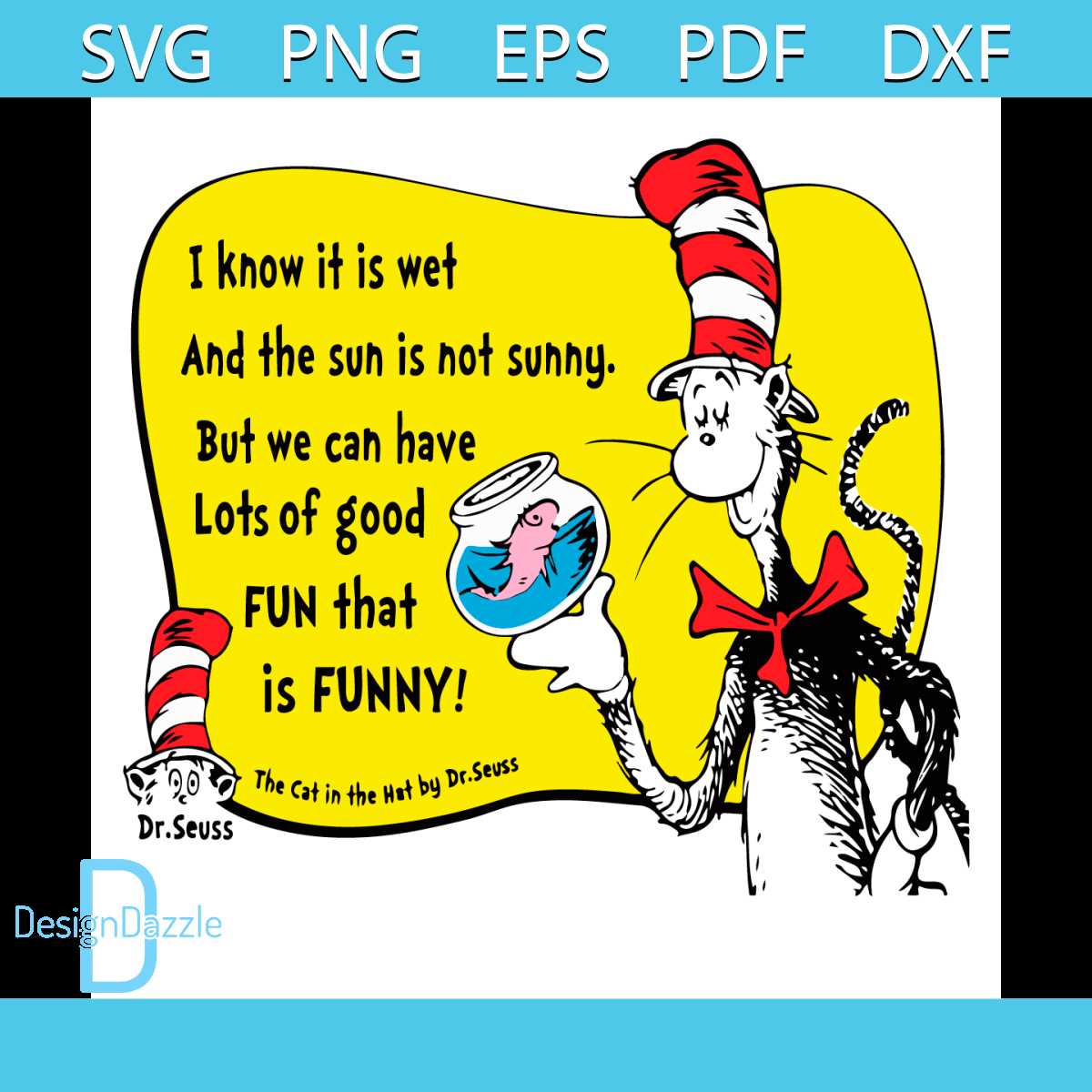 The Cat In The Hat By Dr Seuss Quotes Svg, Dr Seuss Svg, Cat | Inspire ...