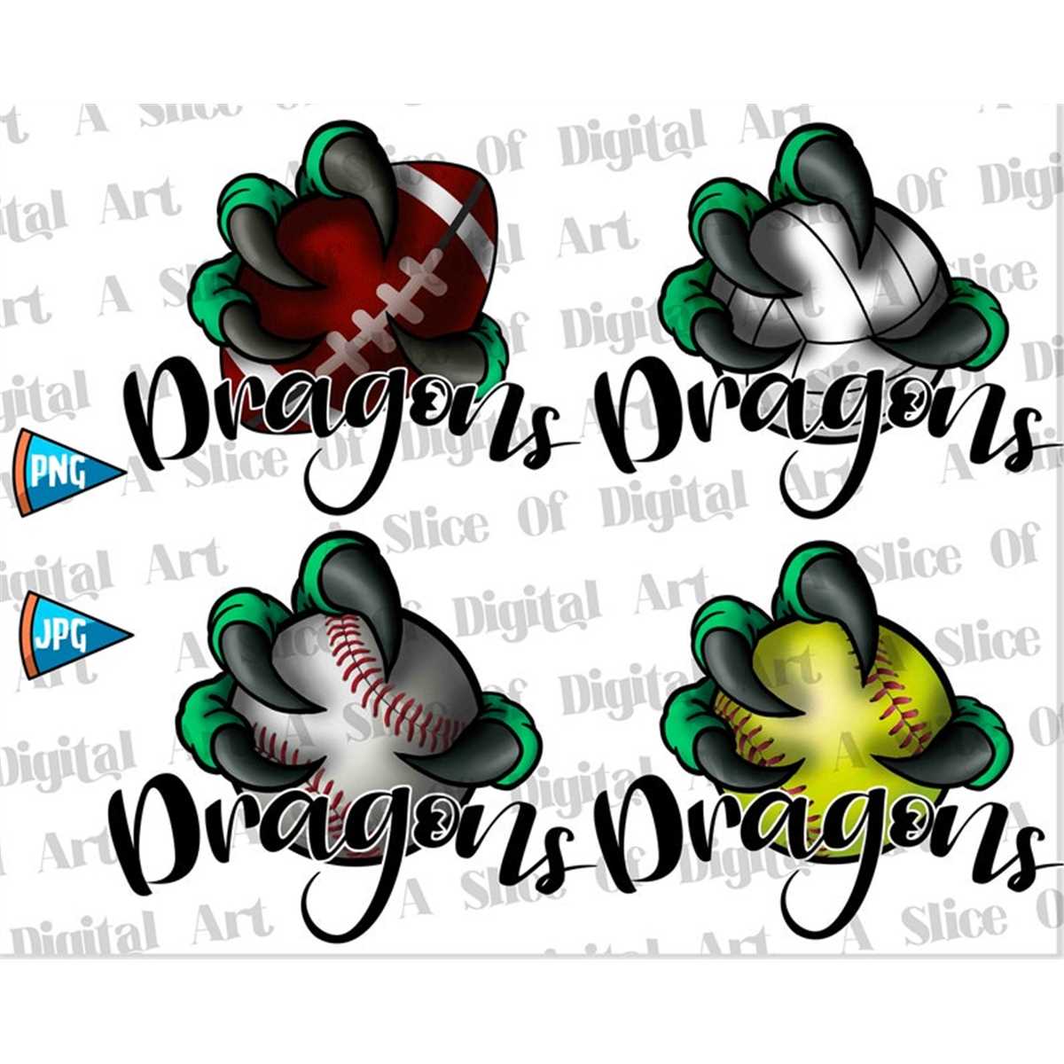 Dragons Claw Athletic Teams Png Jpg not Svg Go Dragons Footb - Inspire ...