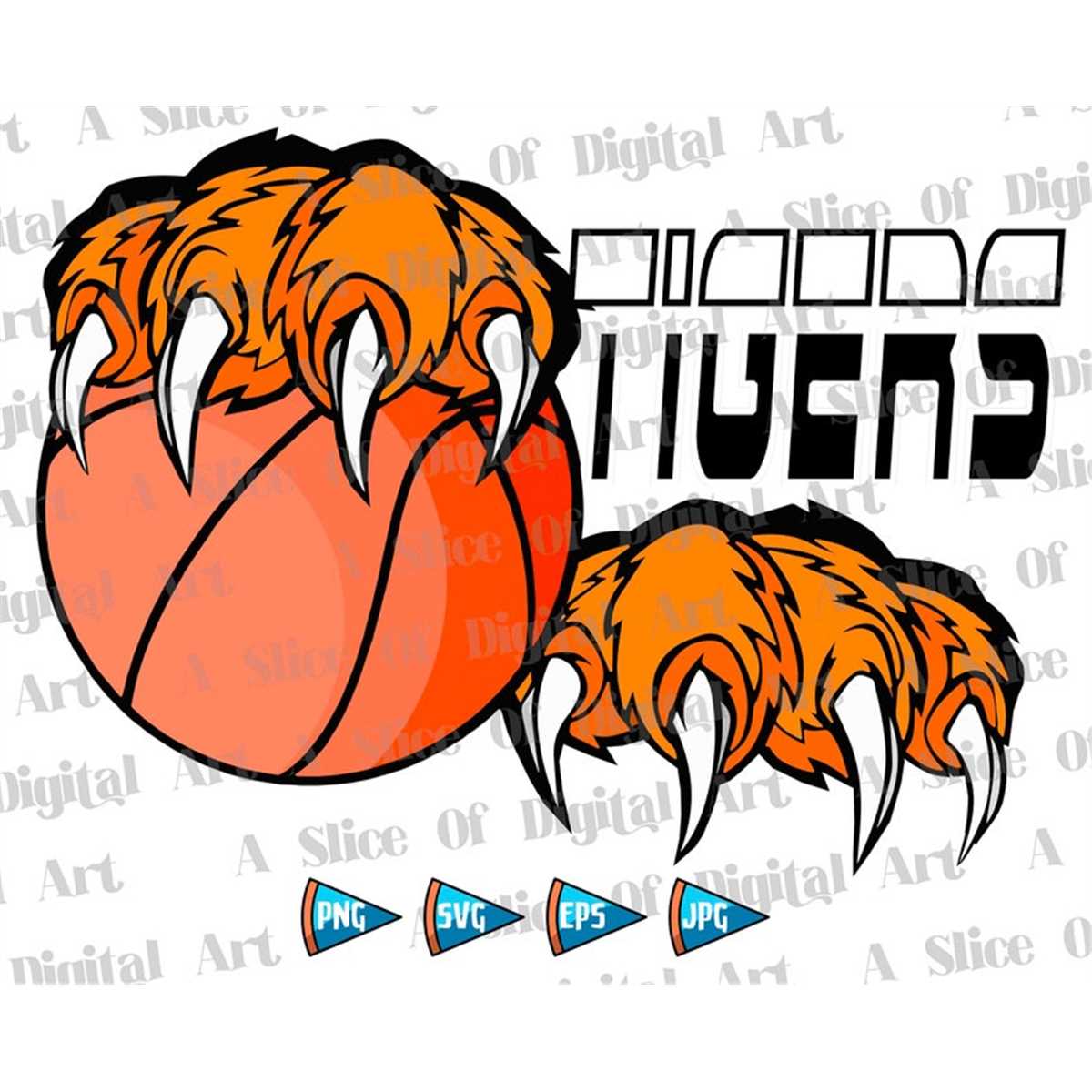 Tigers Basketball SVG PNG EPS Athletic Teams Go Tigers Baske | Inspire ...