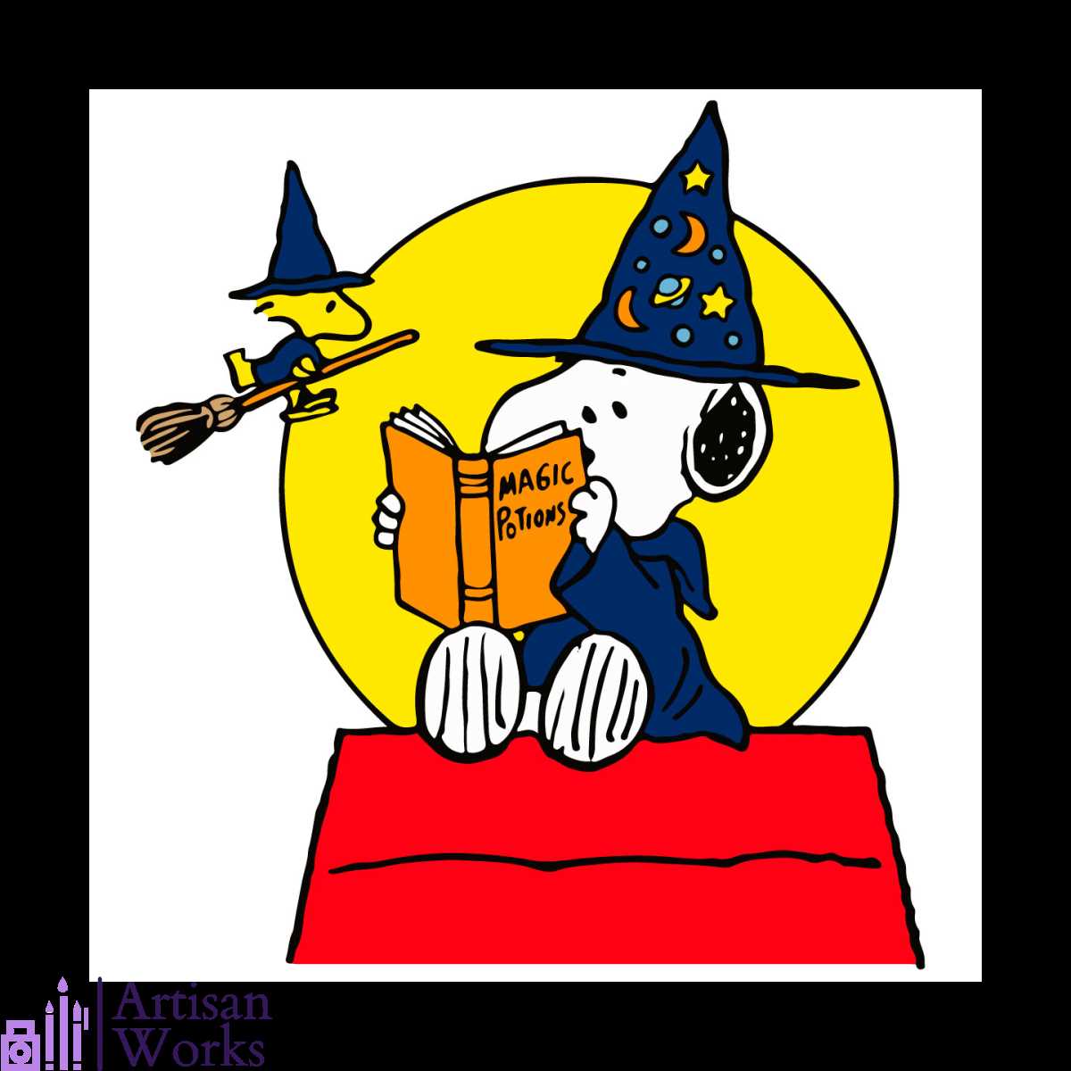 Magic Potions Snoopy Witch Svg, Halloween Svg, Snoopy Svg | Inspire Uplift