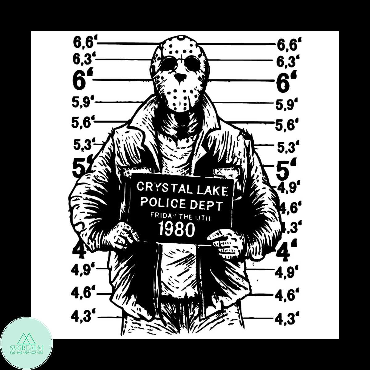 Jason Voorhees Crystal Lake Police Dept Friday the 13th 1980 | Inspire ...