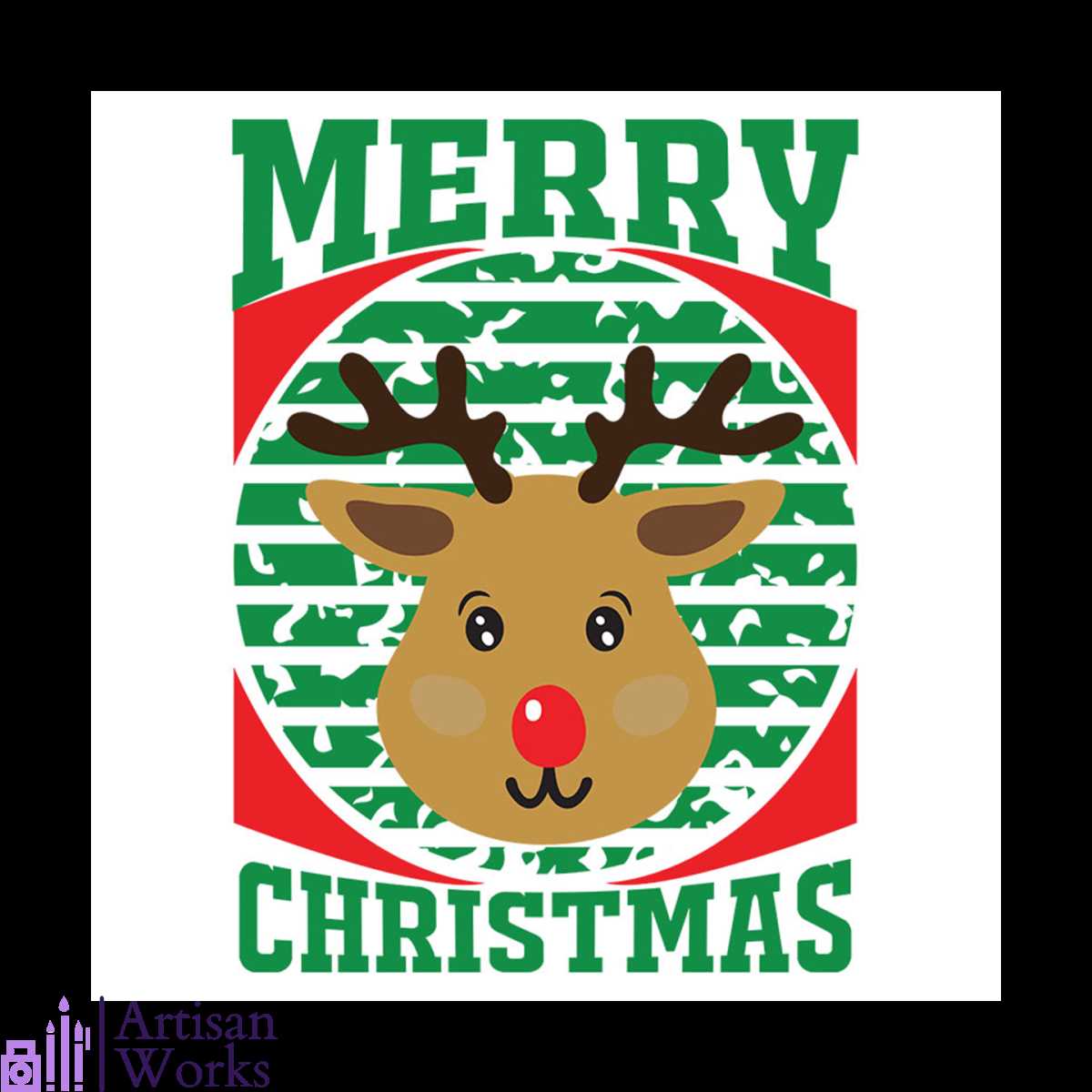 Merry Christmas Reindeer Svg, Christmas Svg, Reindeer Svg, M - Inspire ...