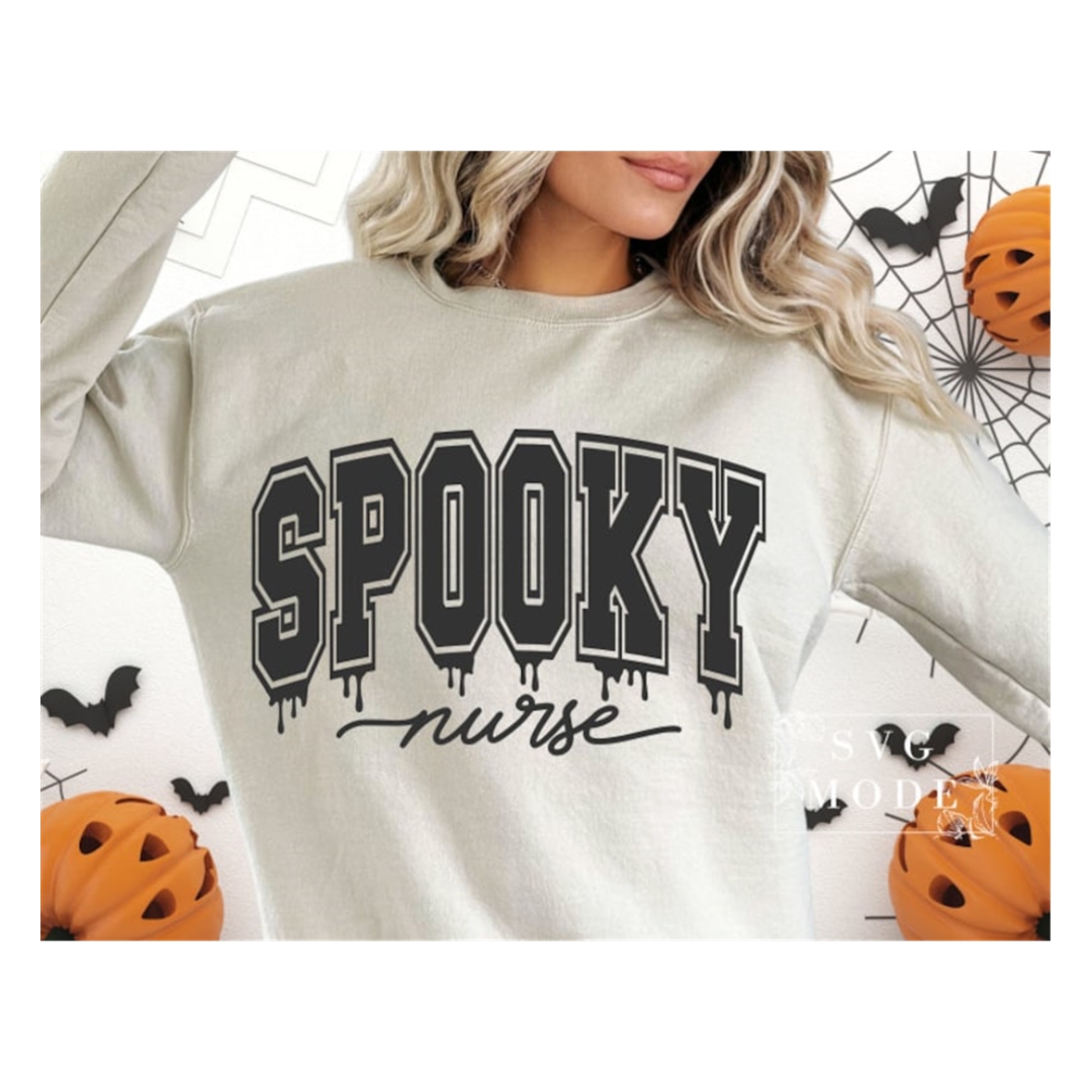 Spooky Nurse SVG PNG, Spooktacular Nurse Svg, Halloween Nurs | Inspire ...