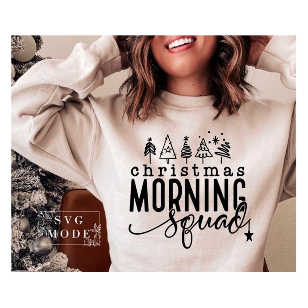 Christmas Morning Squad SVG PNG, Family Christmas Svg, Chris | Inspire ...