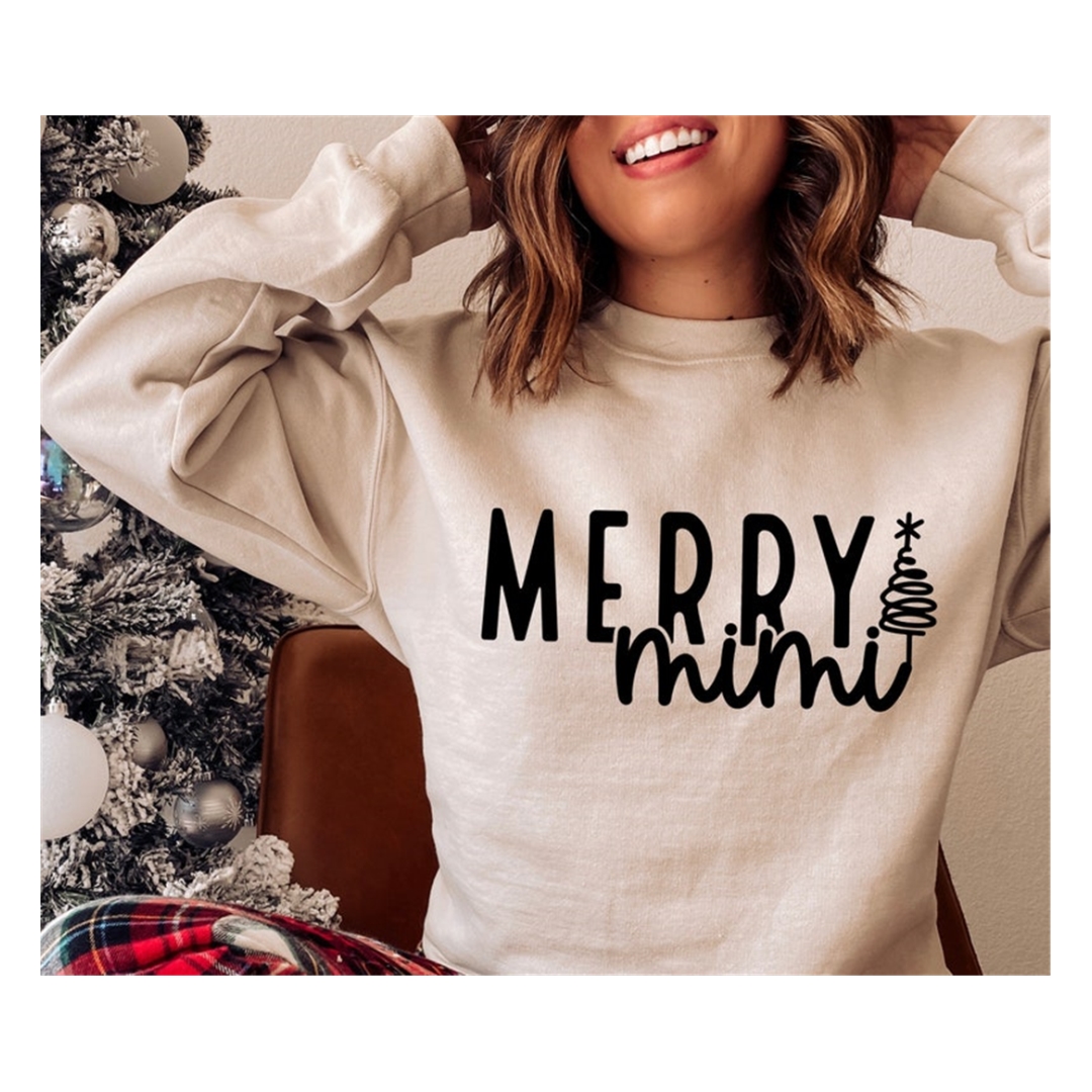 Merry Mimi SVG PNG PDF, Nana Claus Svg, Santa Svg, Just Call | Inspire ...