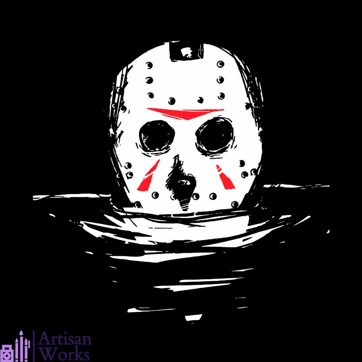 Jason Voorhees Horror Face Halloween Decoration Svg | Inspire Uplift