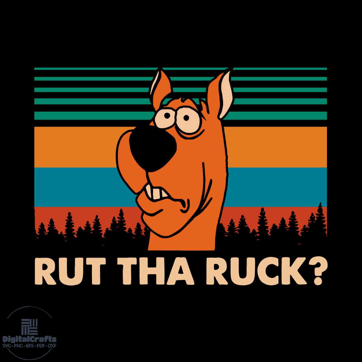 Rut Tha Ruck Question Of Scooby Doo Retro Vintage Halloween | Inspire ...