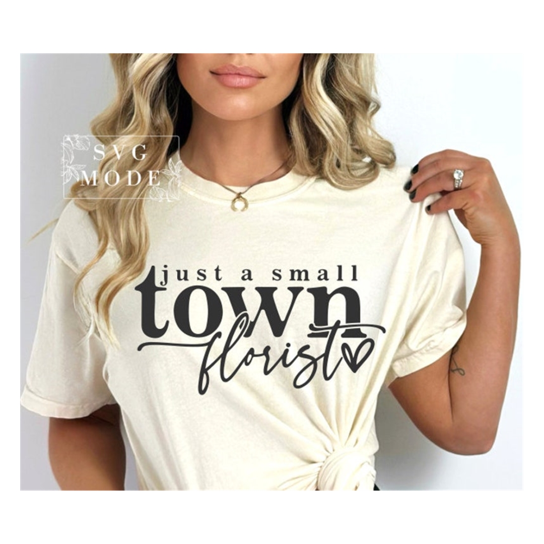 Small Town Florist SVG PNG, Florist Svg, Florist Png, Flower | Inspire ...