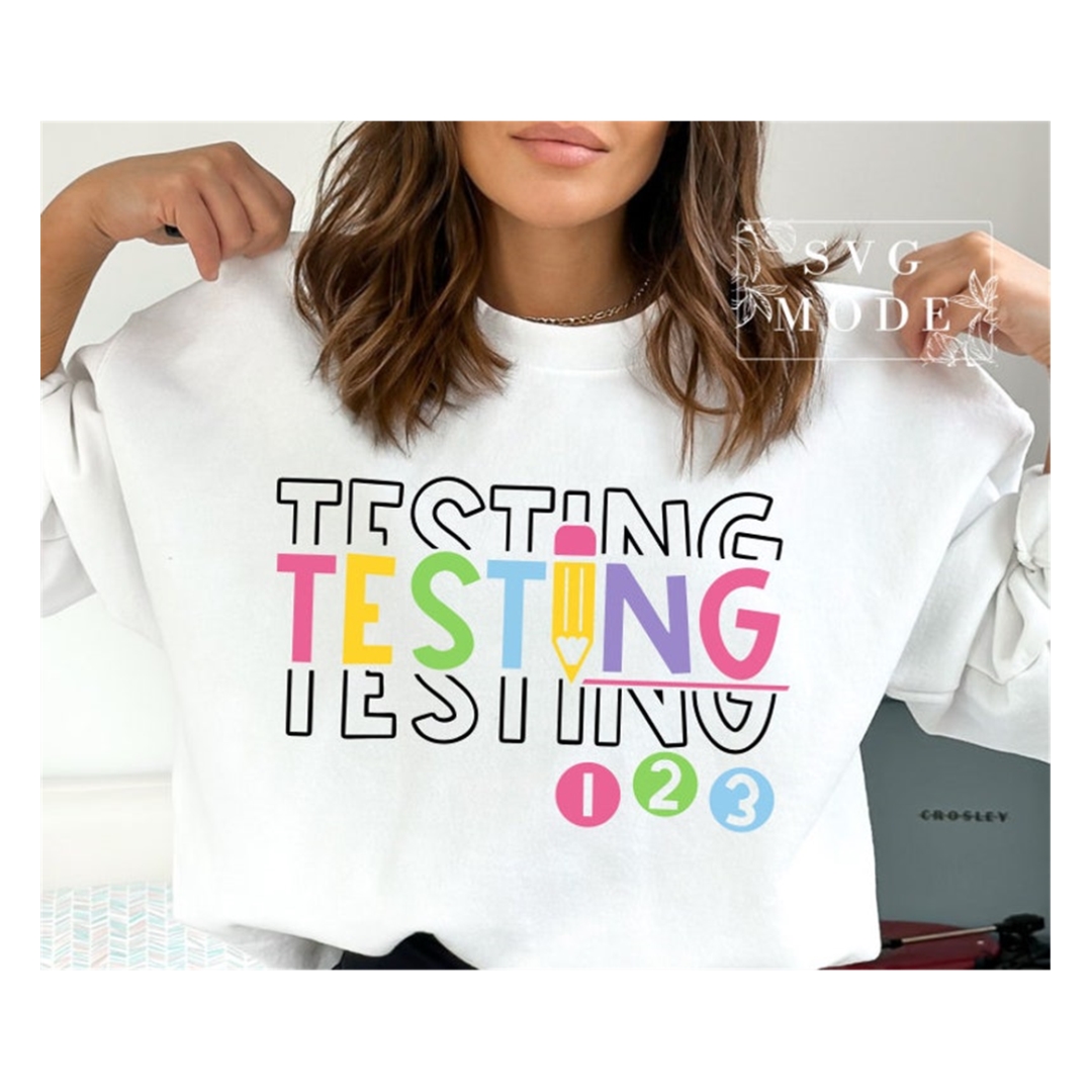 Test Day Teacher Shirt SVG PNG PDF, Testing Squad Svg, Test | Inspire ...