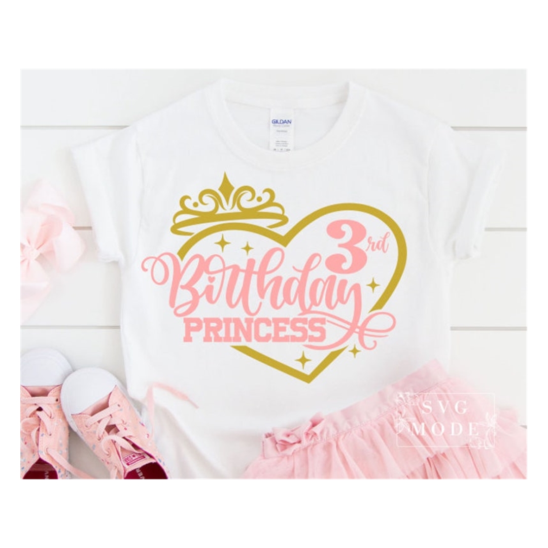 Third Birthday SVG PNG PDF , 3rd Birthday Svg, Birthday Svg, | Inspire Uplift