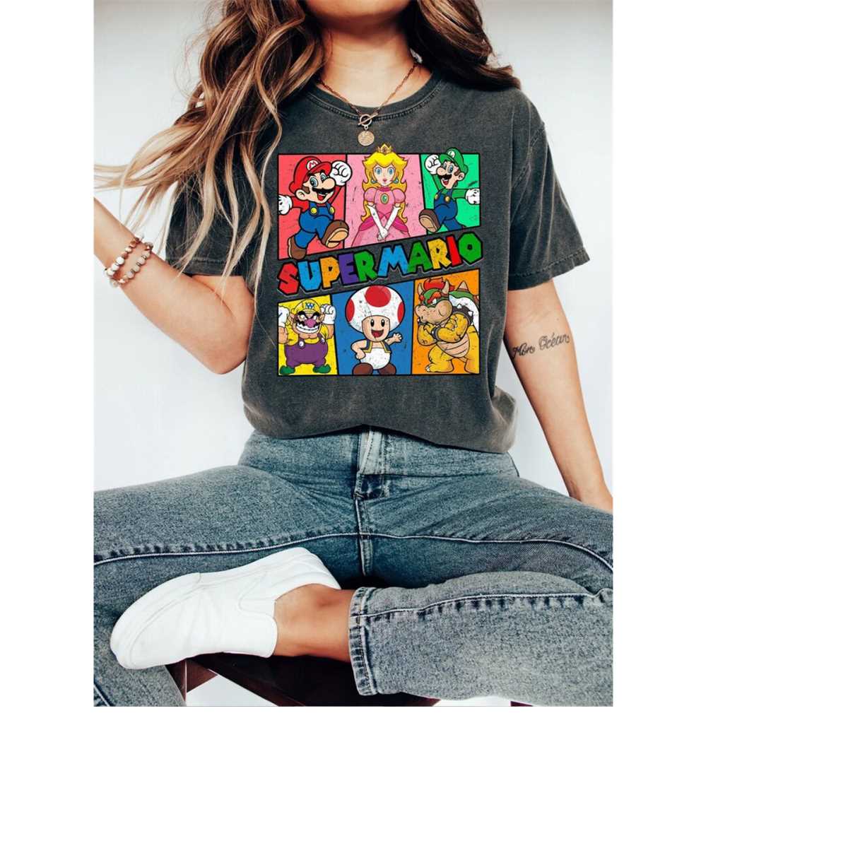 Retro Super Mario Comfort Shirt, Luigi, Toad, Mario Shirt, | Inspire Uplift