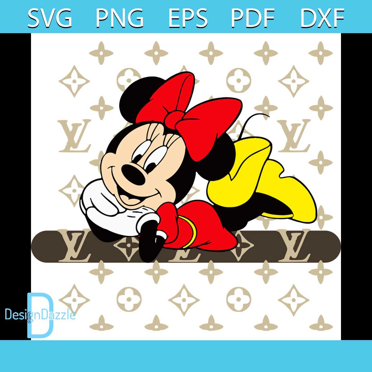 Louis Vuitton Disney Minnie Mouse Svg, Trending Svg, Minnie | Inspire ...