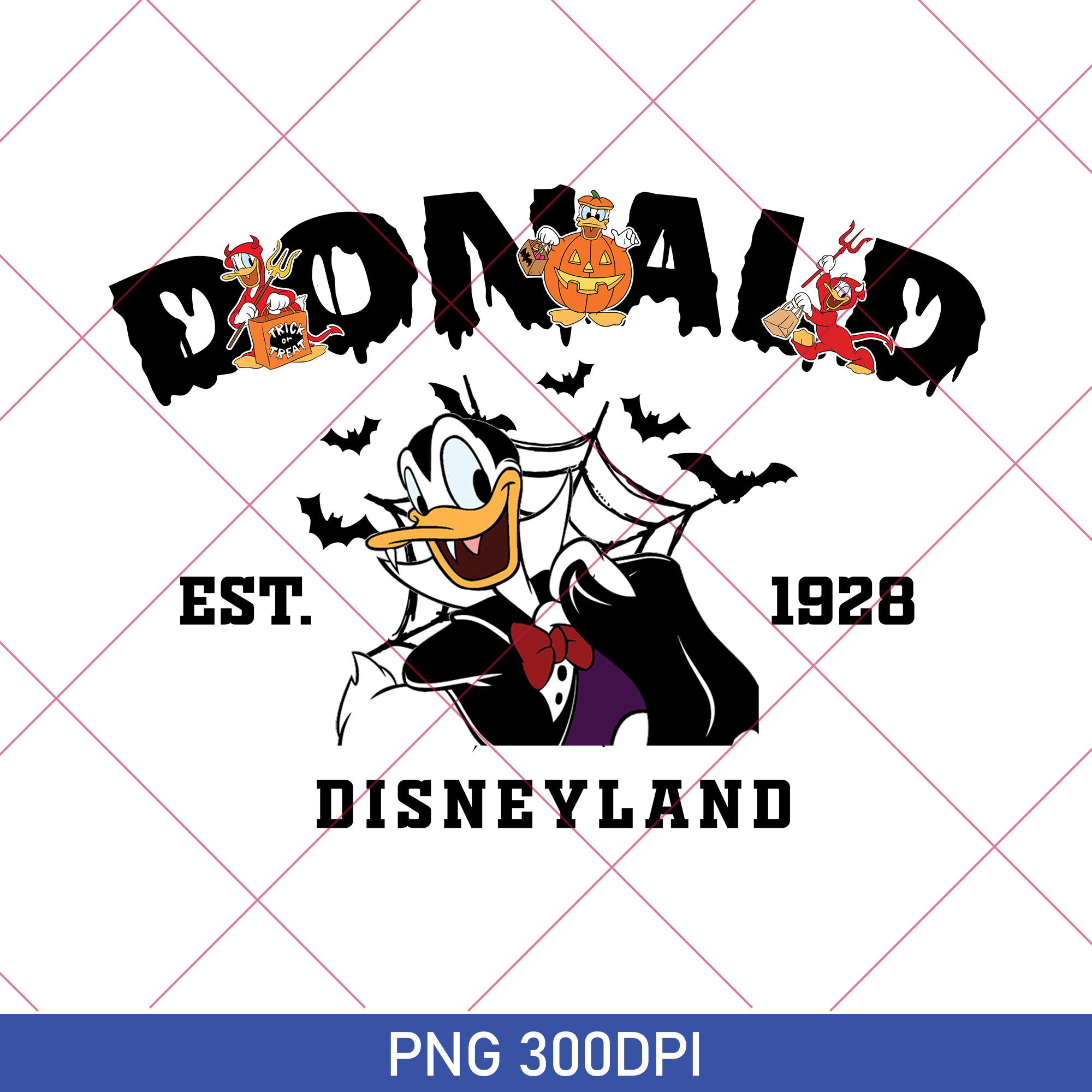 Donald Disneyland Est 1928 Halloween PNG, Mickey Ghost PNG, - Inspire ...