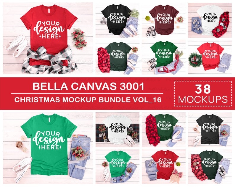 3001 Christmas Mockup Bundle, Christmas Mock Up , Christmas | Inspire ...