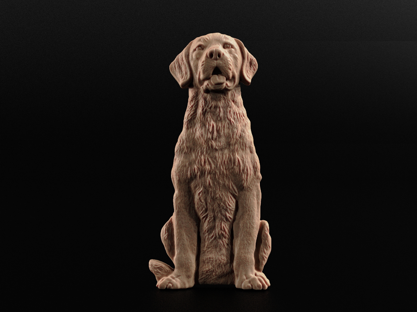 Dog Bas Relief 3D STL Model for CNC Router or 3D Printing | Inspire Uplift