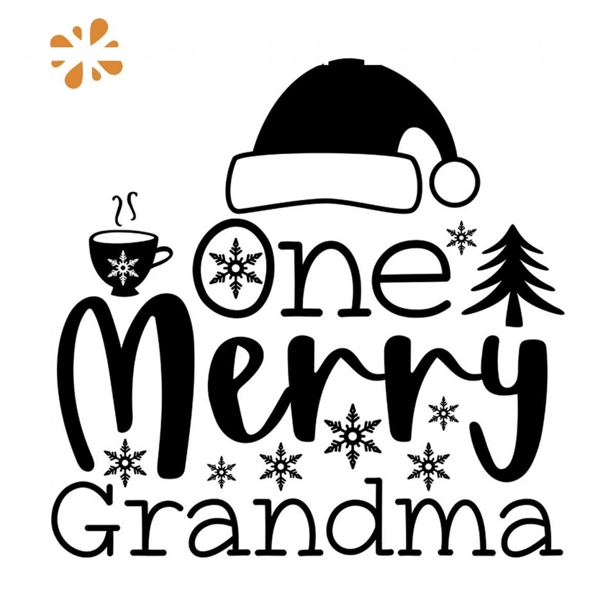 Oh Merry Grandma Svg, Christmas Svg, Merry Grandma Svg, Sant | Inspire Uplift