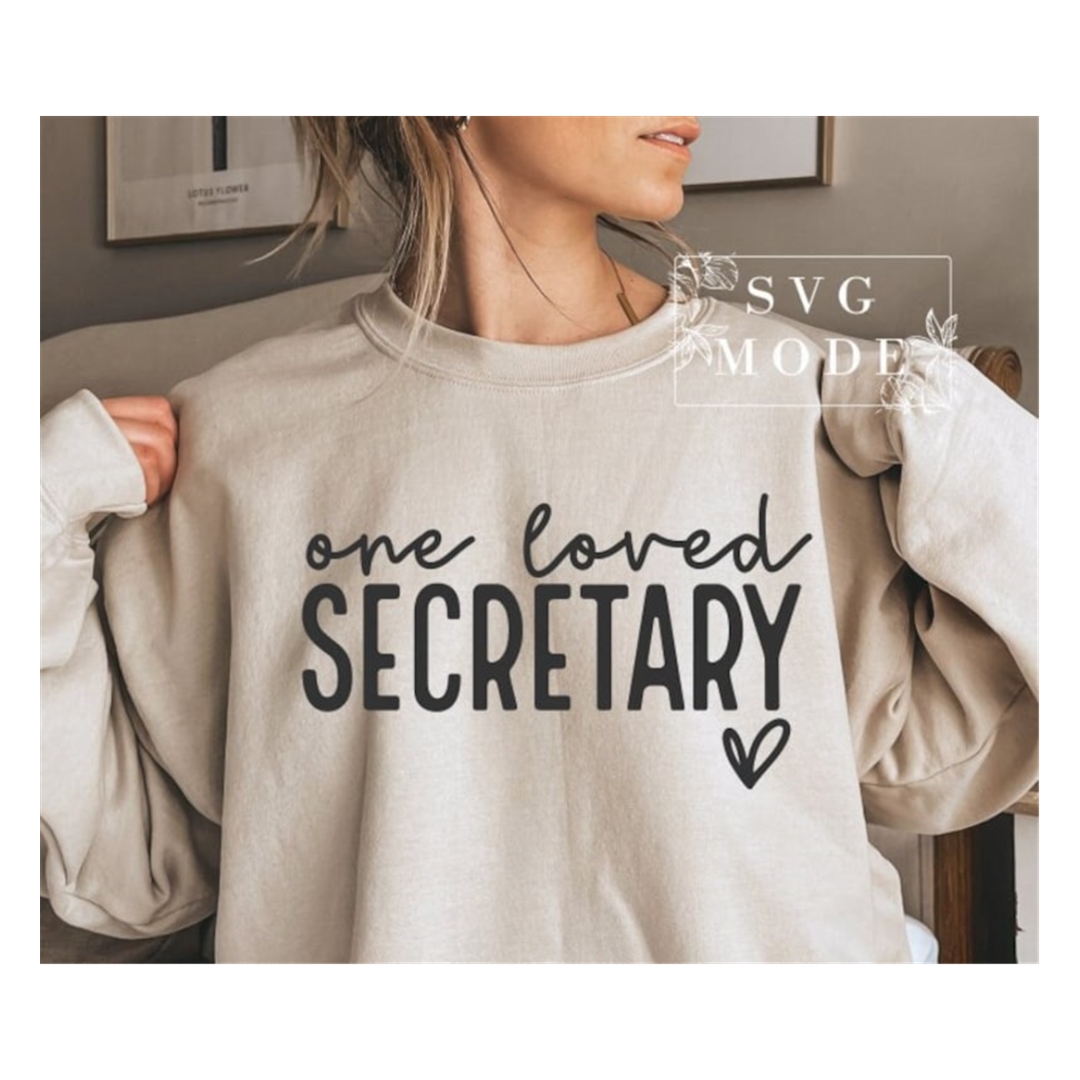 One Loved Secretary SVG PNG, Best Secretary Svg, Secretary A | Inspire ...