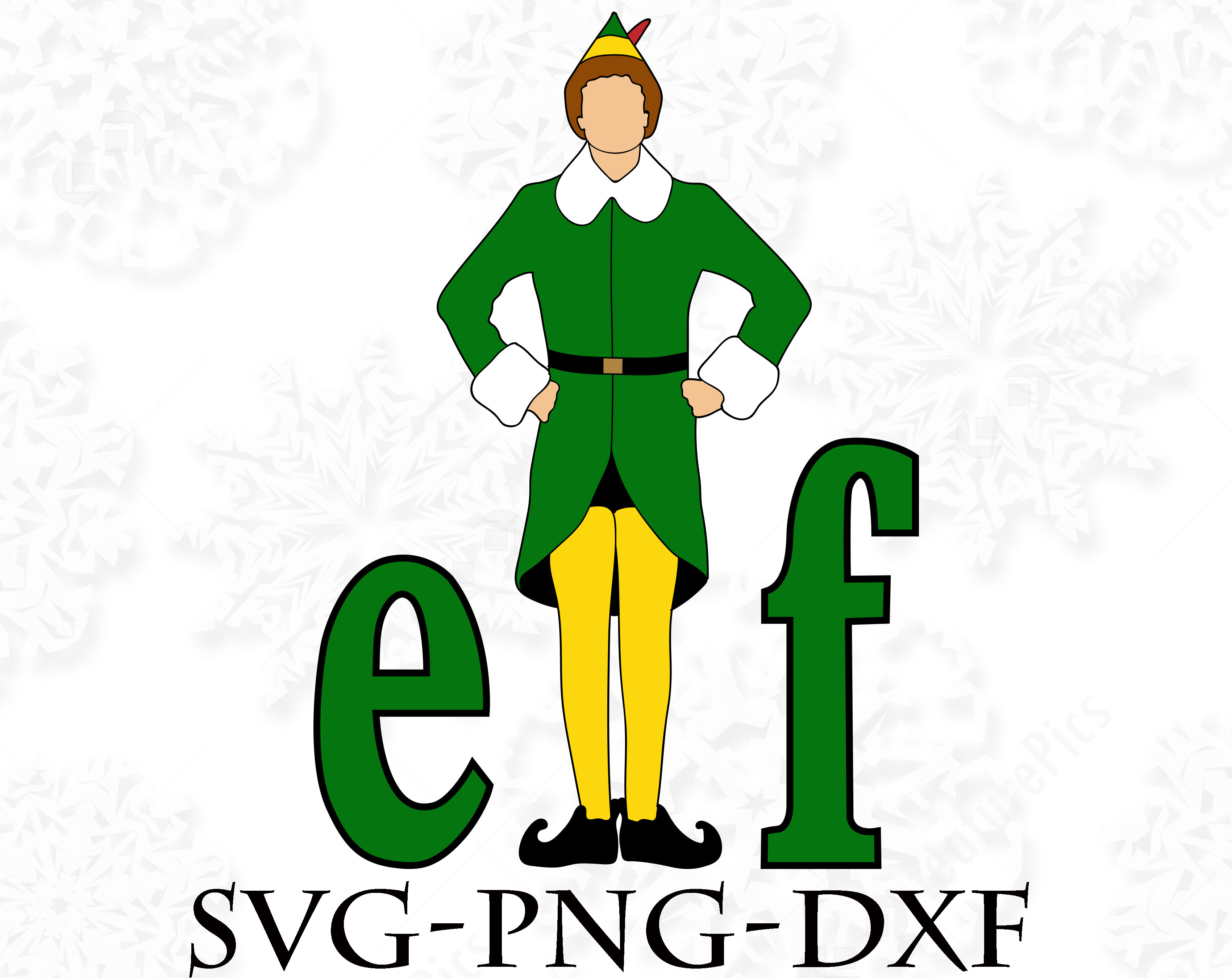 Elf Christmas SVG, Christmas SVG PNG, DXF, PDF, JPG,... | Inspire Uplift