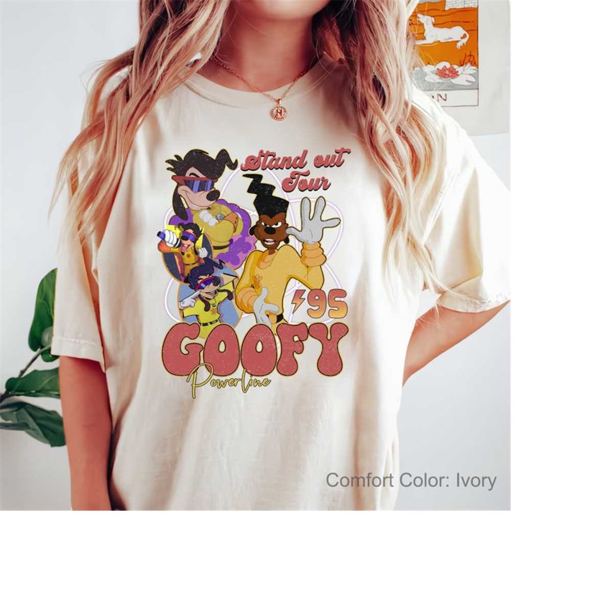 Disney Retro 90s A Goofy Movie Powerline Stand Out Tour 94 S - Inspire ...